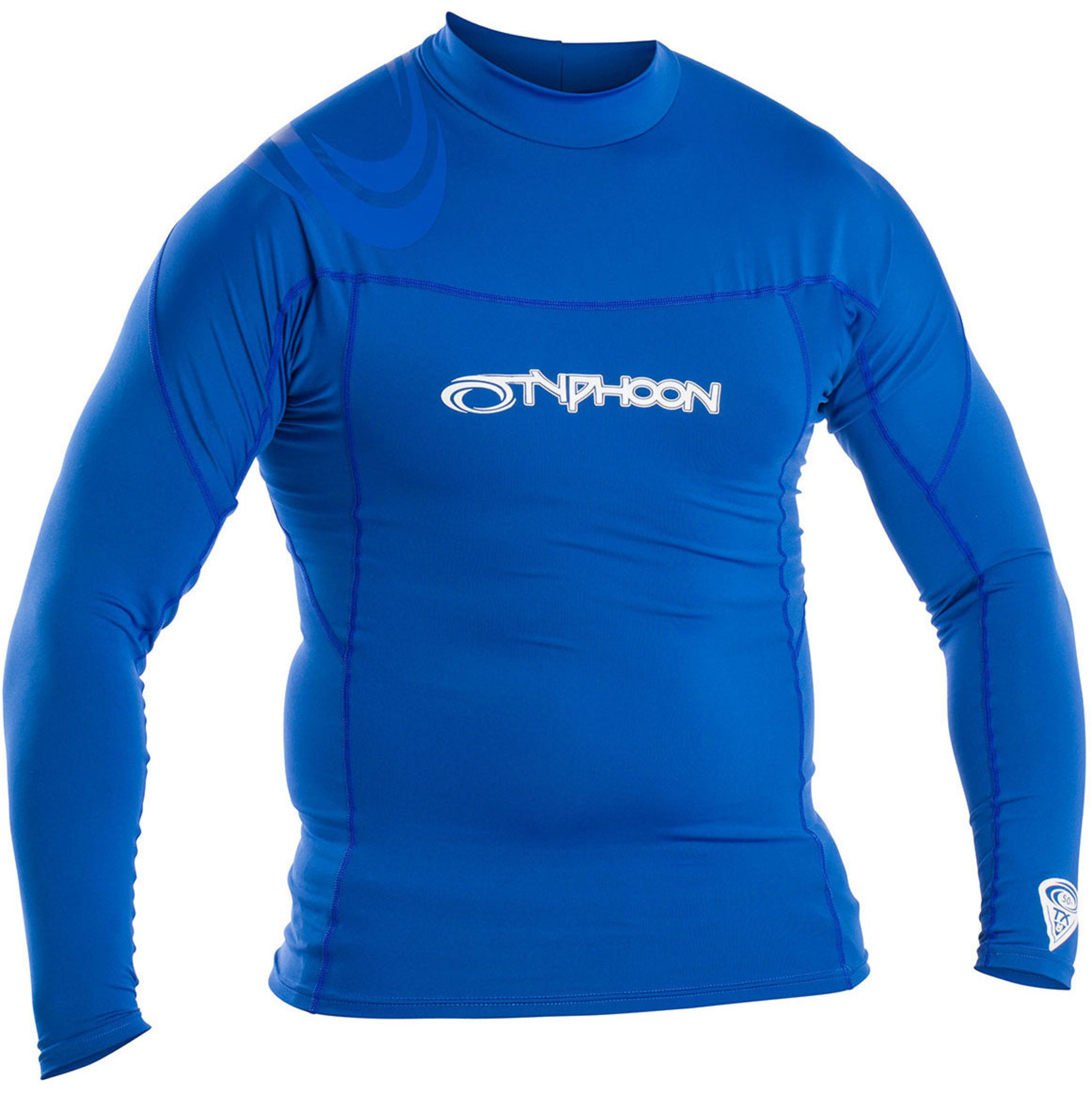 2019 Typhoon Mens Long Sleeve Rash Vest Blue 430013 - Wetsuits - Rash ...