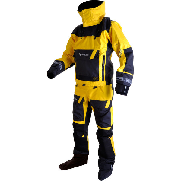 2019 Typhoon PS330 Xtreme Kayak / Ocean Drysuit Con Zip Yellow / Black ...