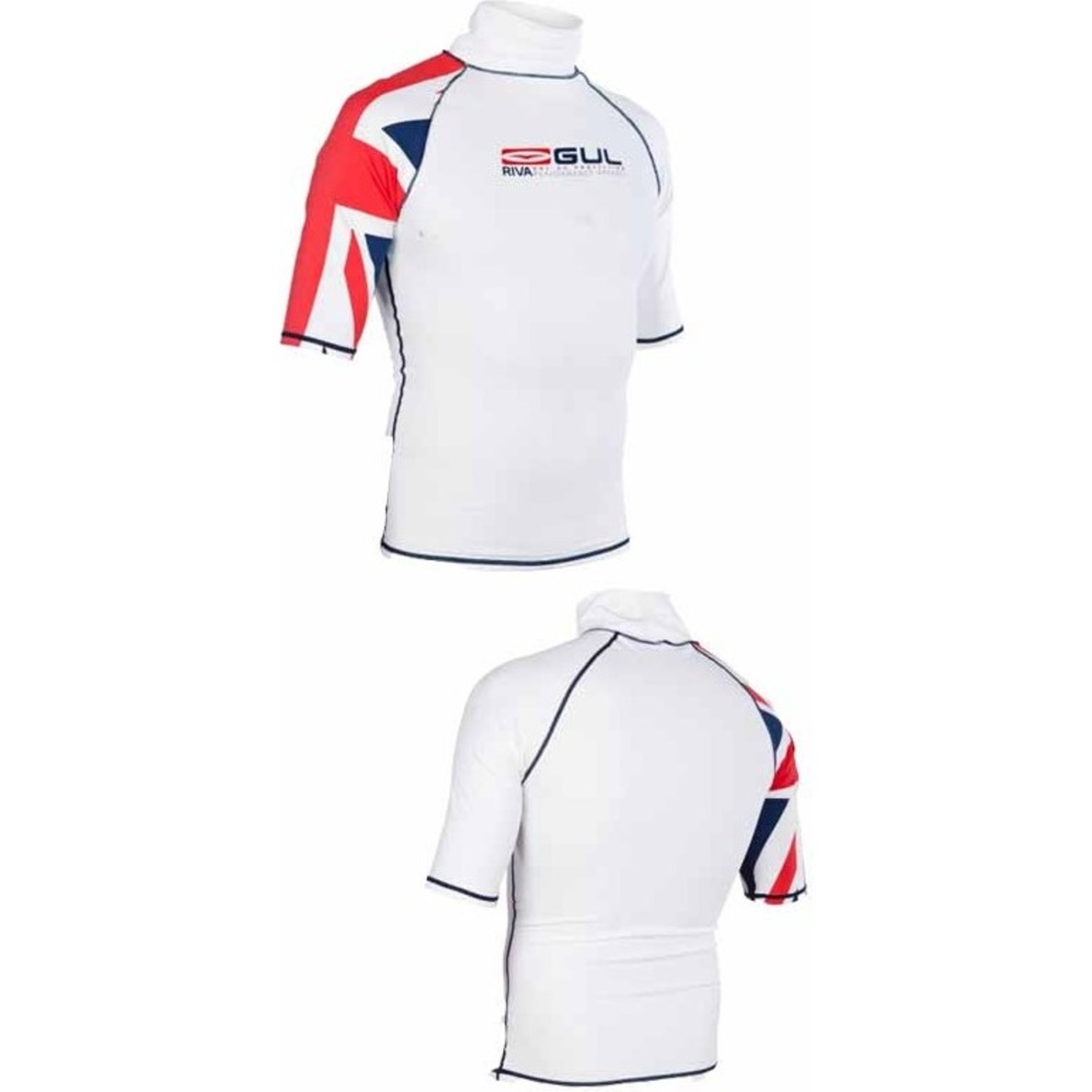 GUL Riva Short Sleeved Rash Vest UNION JACK RG0352 - Wetsuits - Rash ...