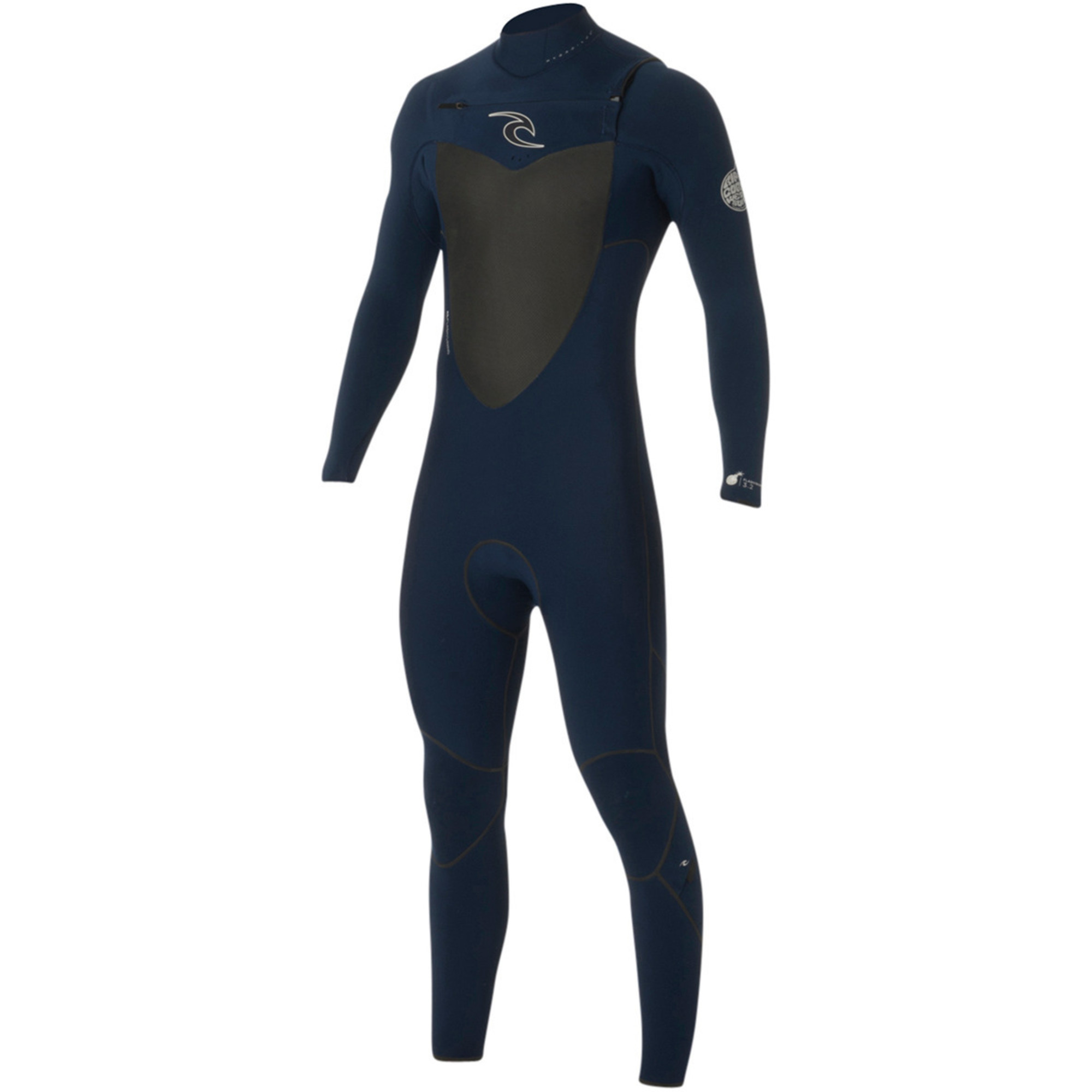 Rip Curl Flashbomb 4/3mm Chest Zip Wetsuit in NAVY WSU5NF - Wetsuits ...