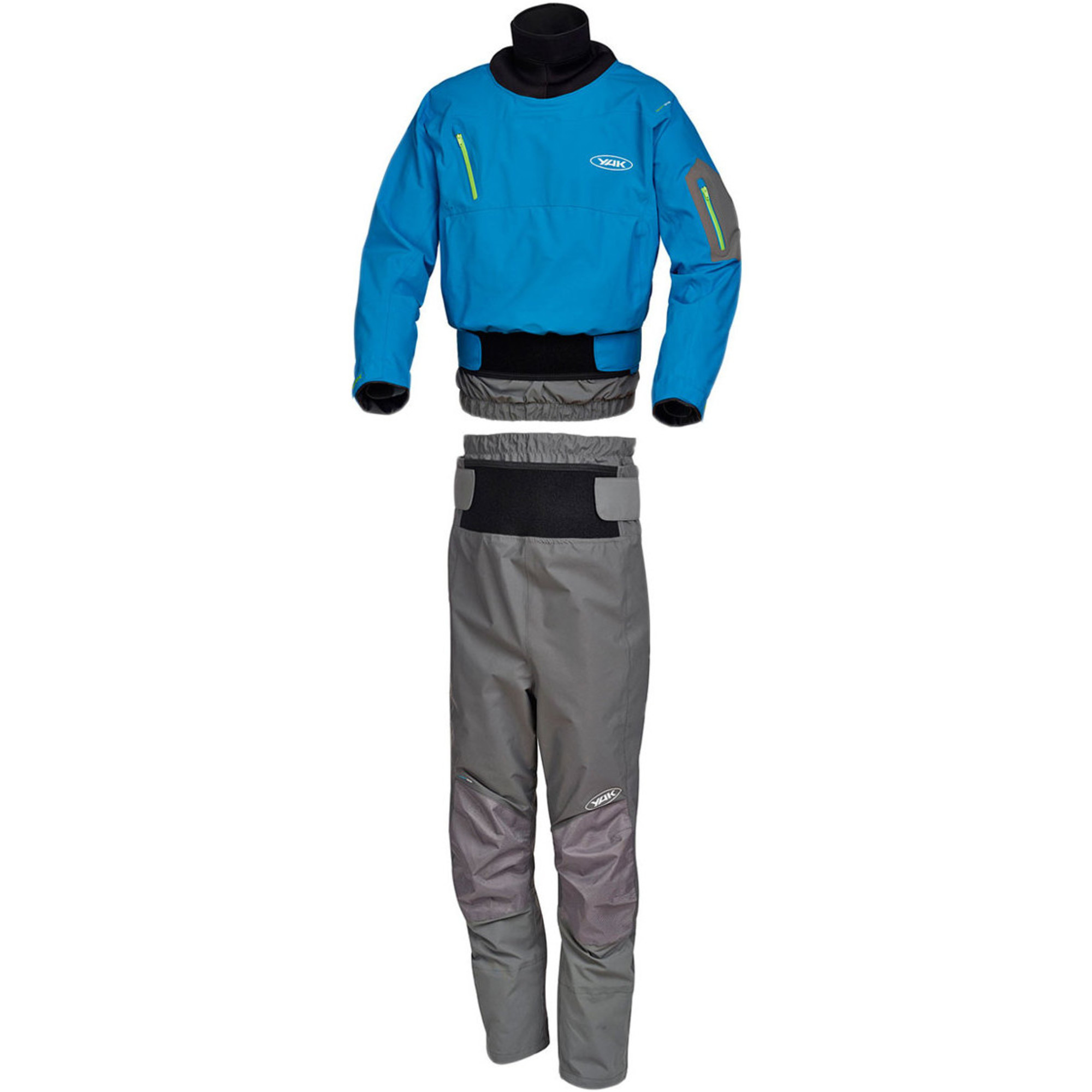 Yak Galaxy Dry Cag 2729 & Chinook Trouser 2731 Combi Set Blue / Grey ...
