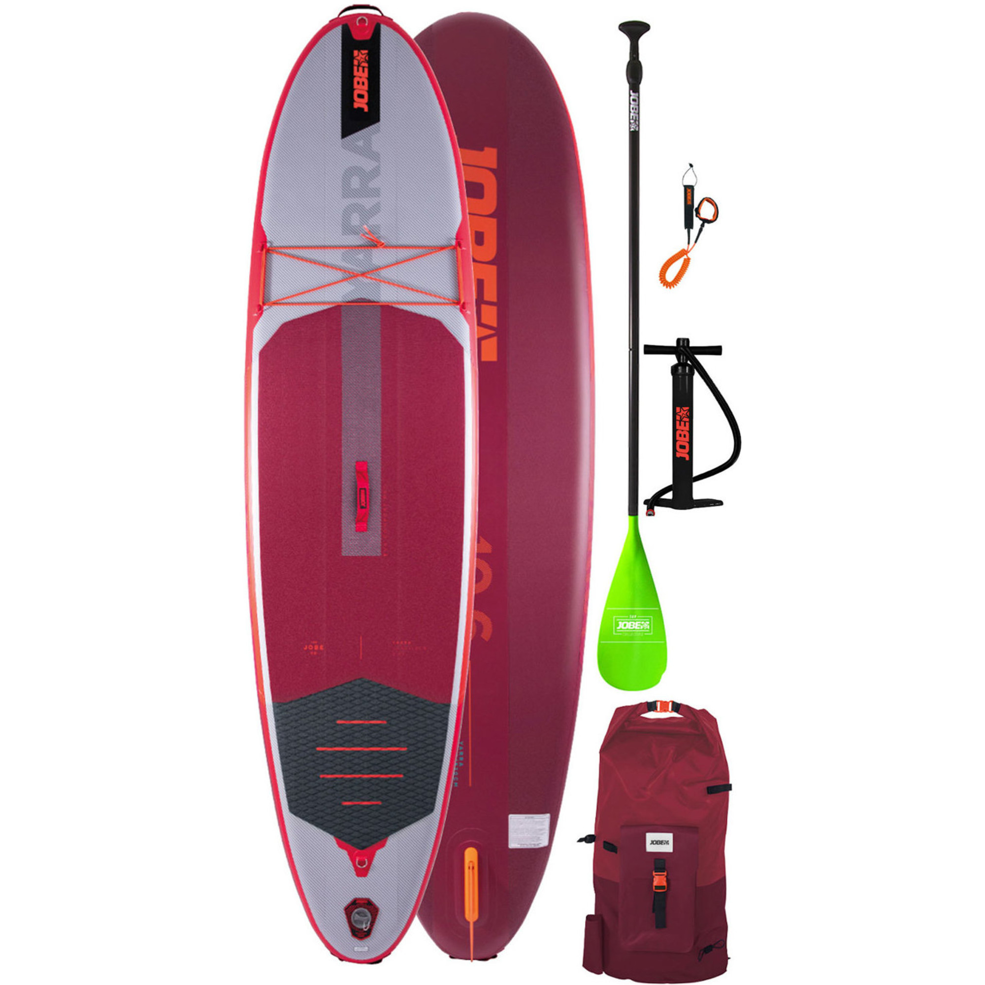 2020 Jobe Yarra Inflatable Stand Up Paddle Board 10'6 X 32 INC Paddle ...