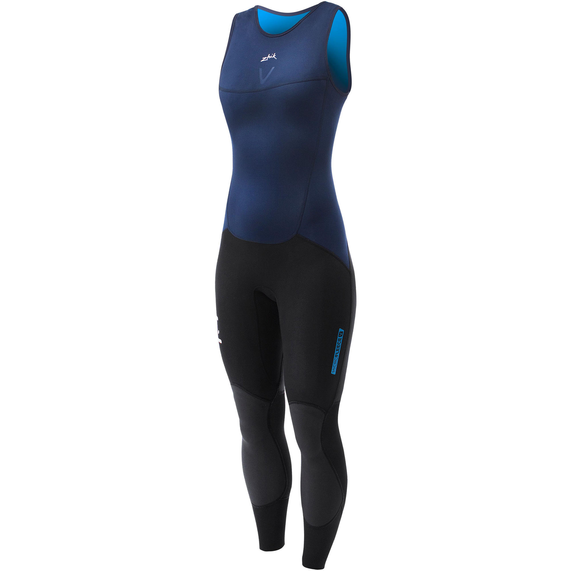 Zhik Womens Microfleece V Skiff Long John Wetsuit SKF0520W - Navy ...