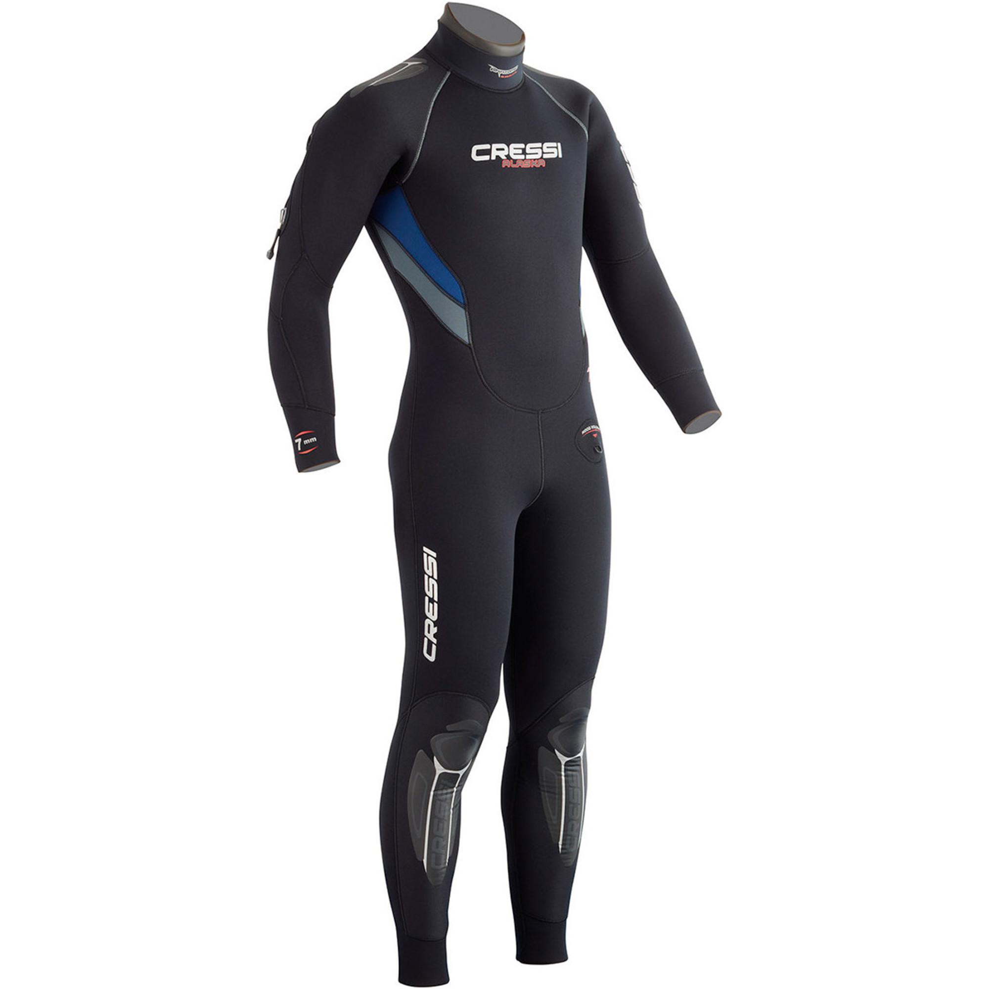 Cressi Alaska 7mm Semi Dry Dive Wetsuit Black LQ40210 - Wetsuits ...