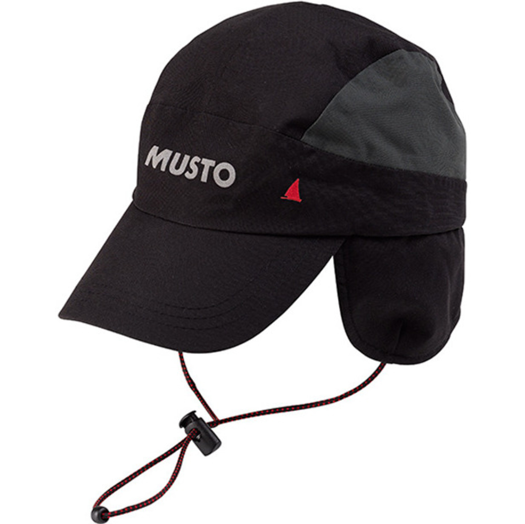 Musto Waterproof Fleece Lined Cap AS0690 - BLACK/DARK GREY - Sailing ...