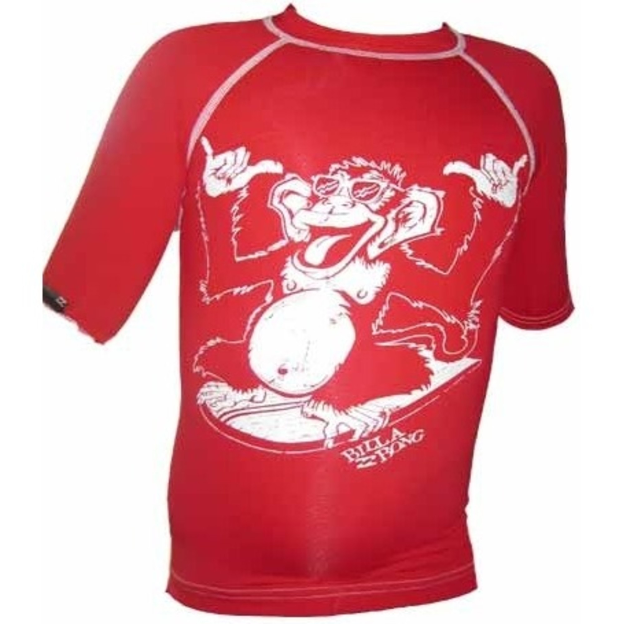 Billabong Monkey Business KIDS/Toddler Short Sleeved RED Rash Vest ...