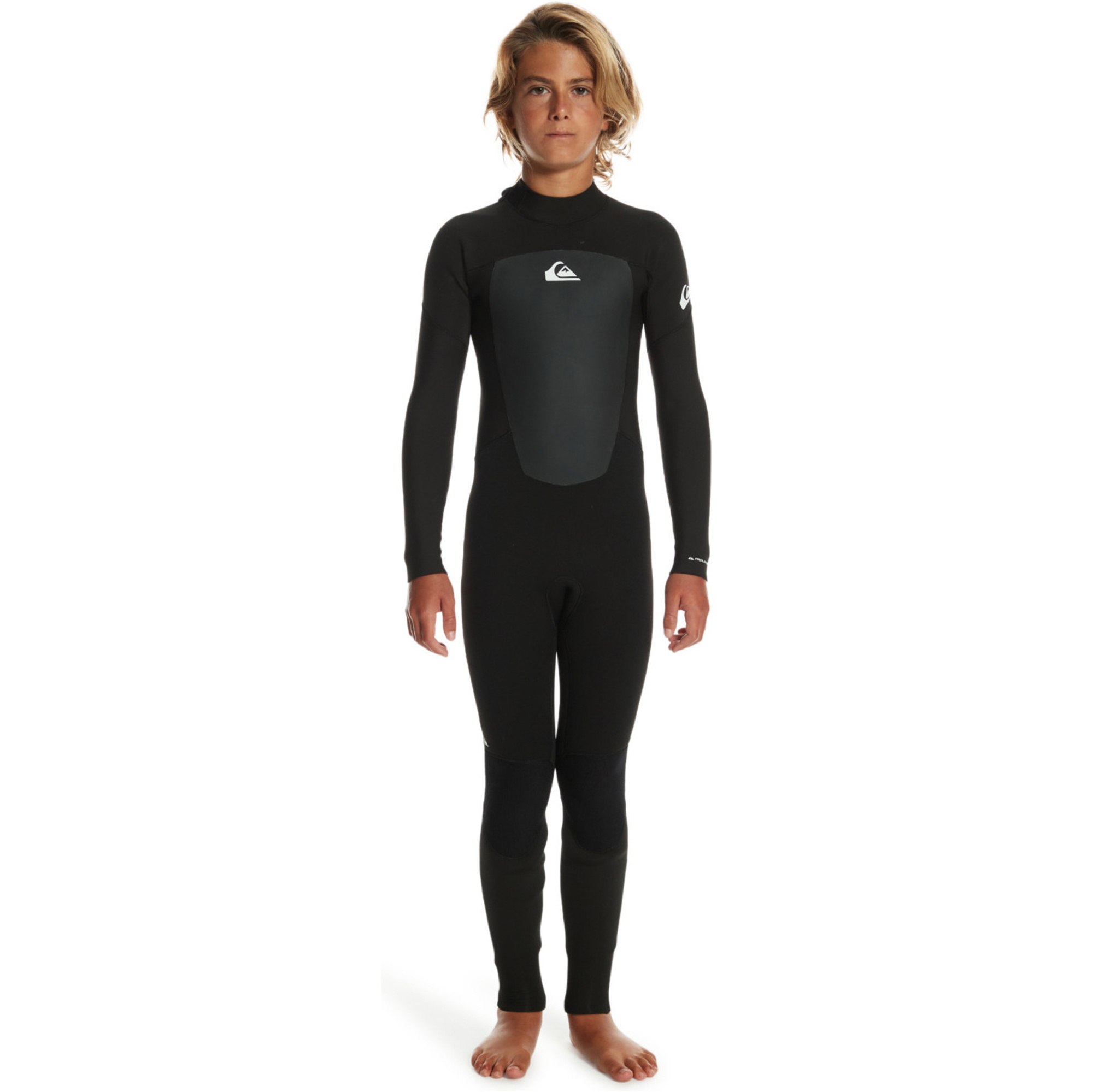 2025 Quiksilver Boys Prologue 3/2mm Flatlock Back Zip Wetsuit EQBW103090 - Black | Wetsuit Outlet