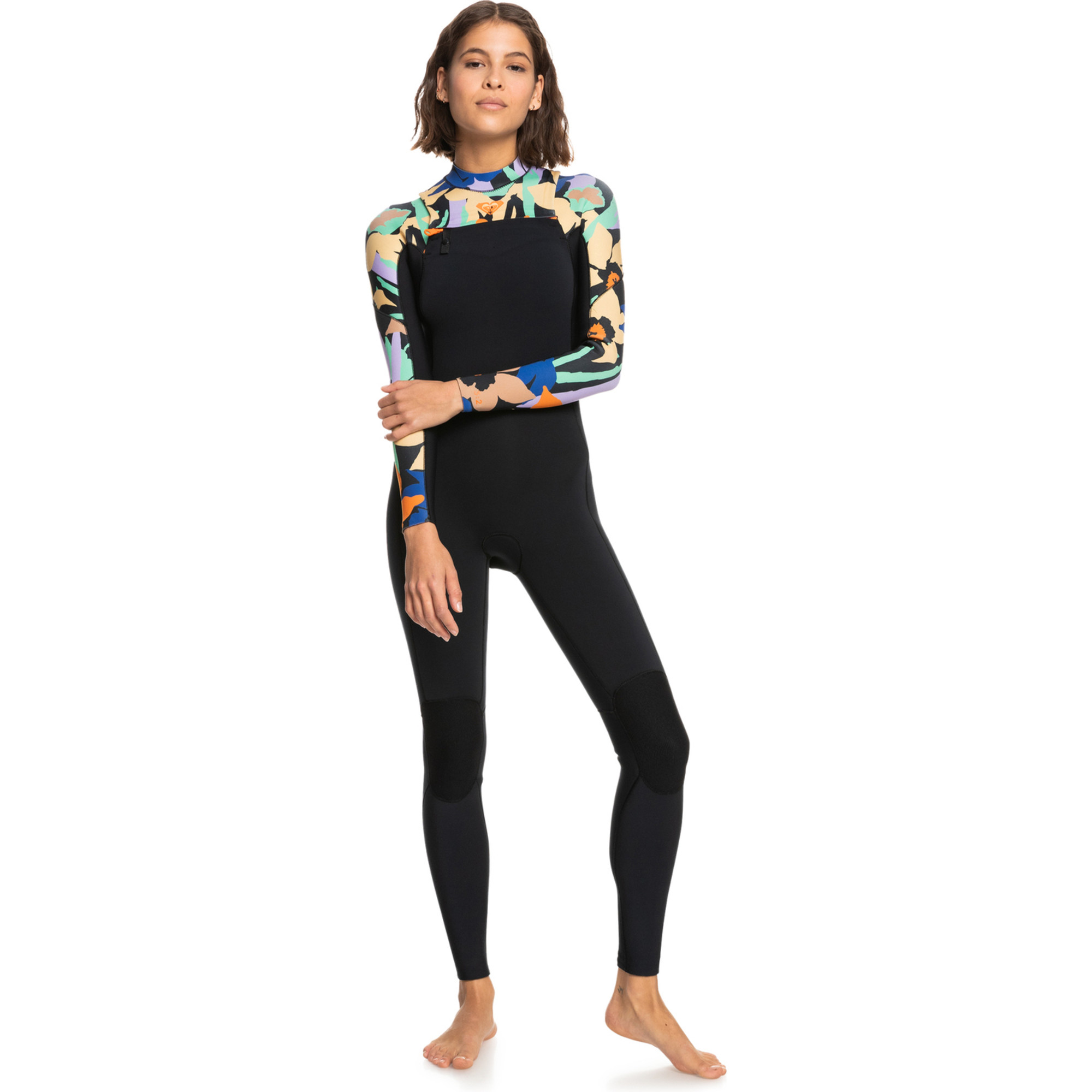 2023 Roxy Womens Current of Cool 4/3mm Chest Zip Wetsuit ERJW103149 ...