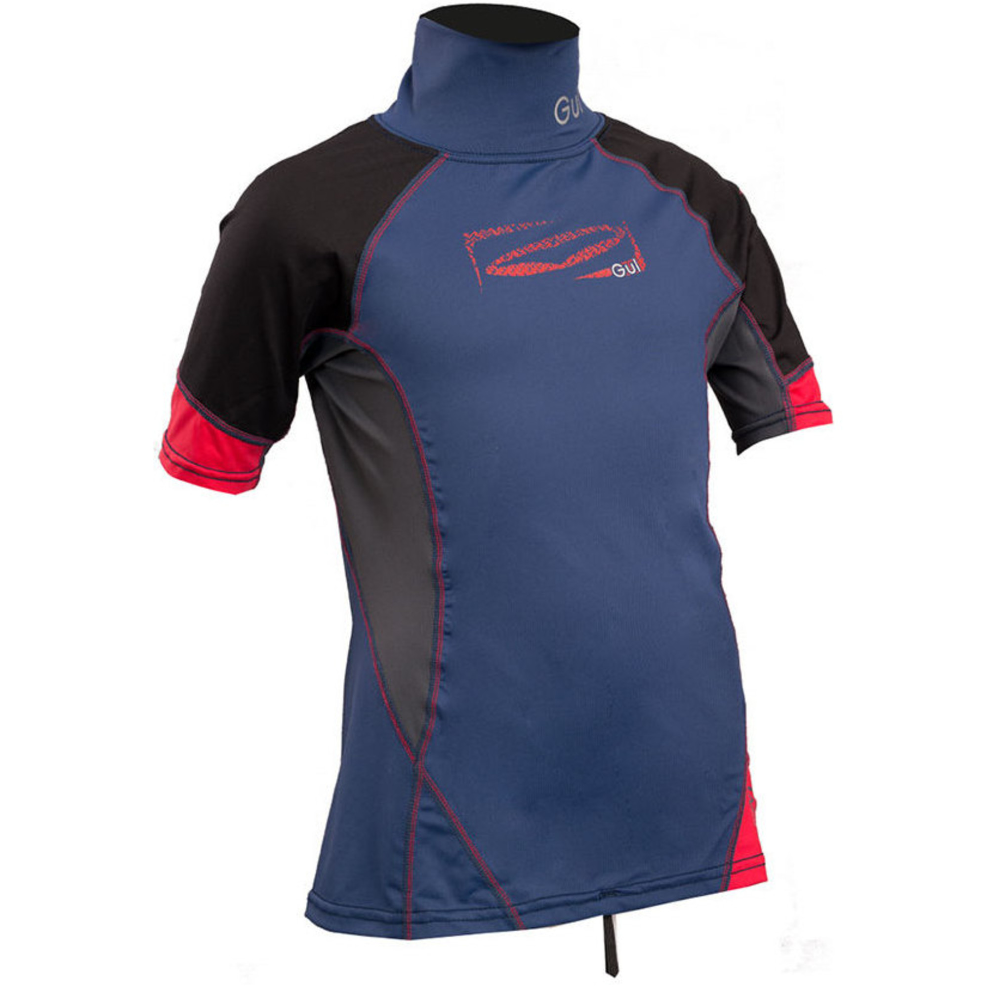 2019 GUL Junior Short Sleeve Rash Vest Blue / Red RG0341-B4 - Wetsuits ...