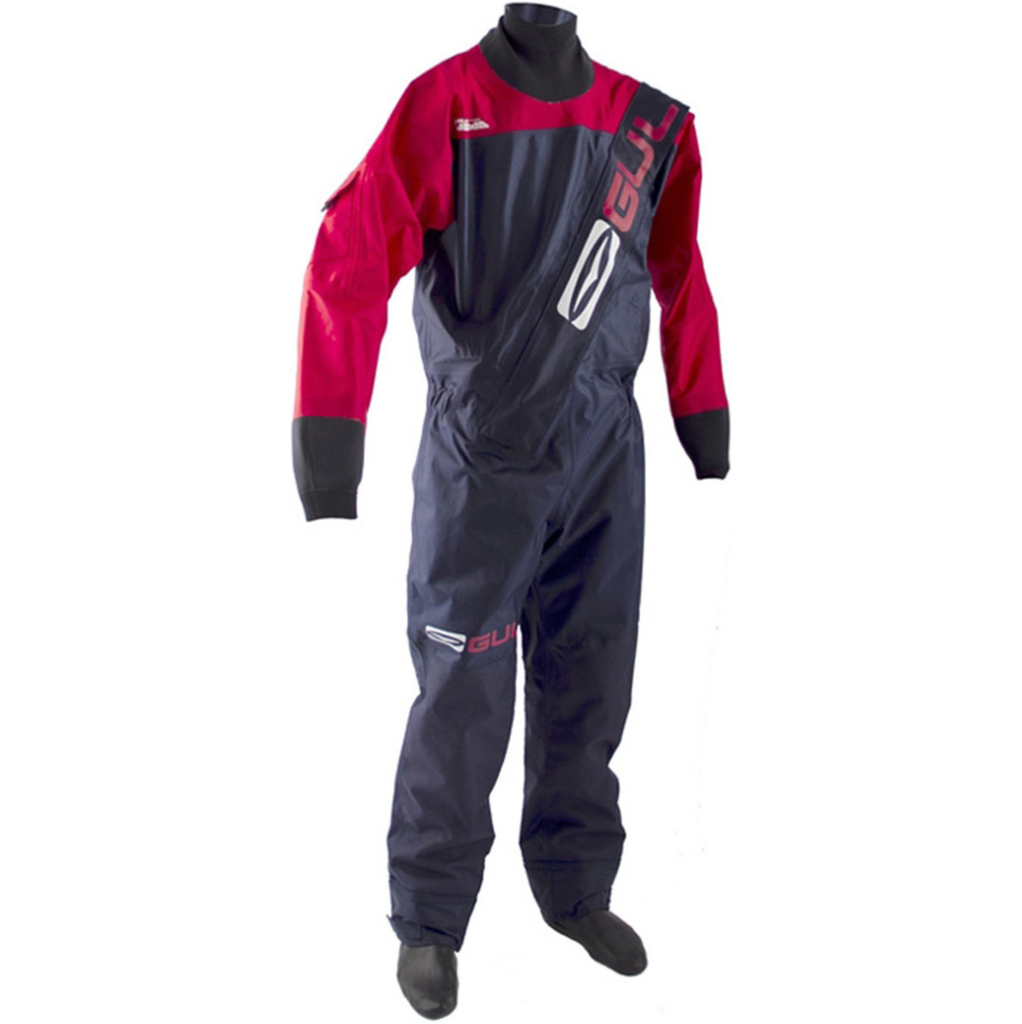 Gul Gamma Front Zip Drysuit Navy/Red GM0356 - Drysuits - Mens | Wetsuit ...