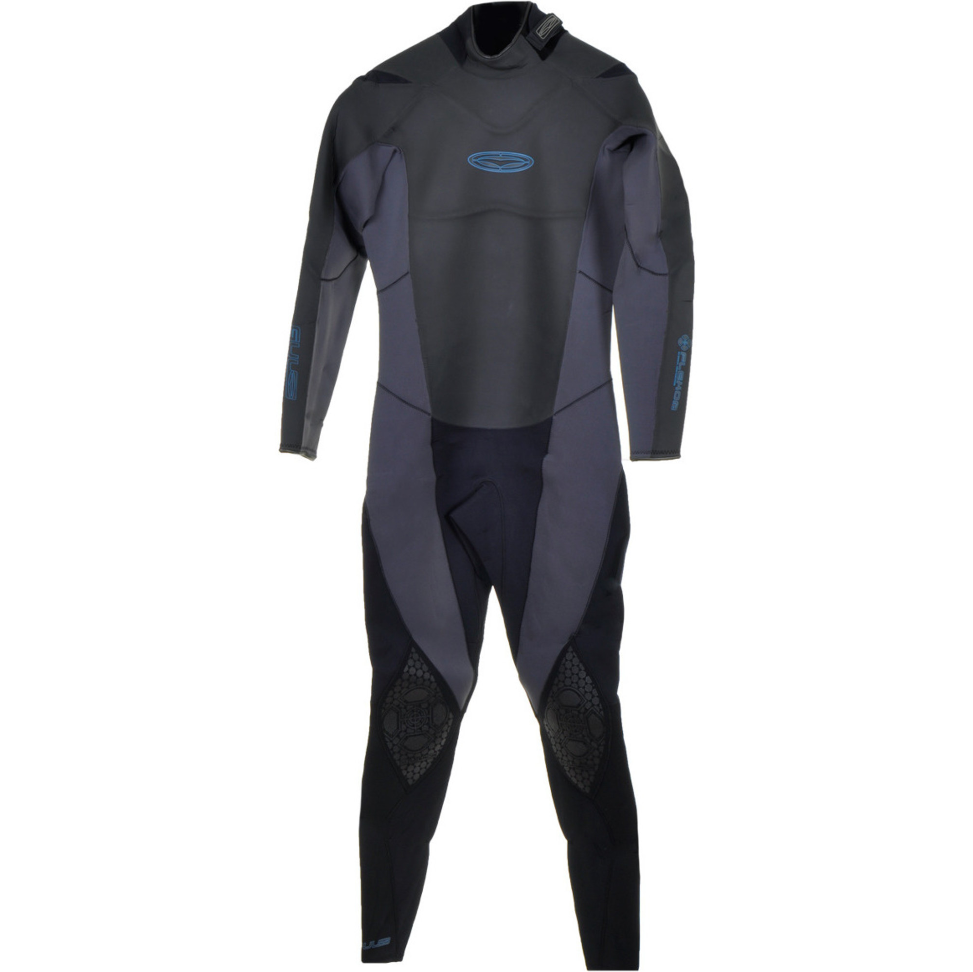 Gul FLEXOR 3/2 Mens Windsurf Steamer Wetsuit in GREY / BLACK / BLUE ...