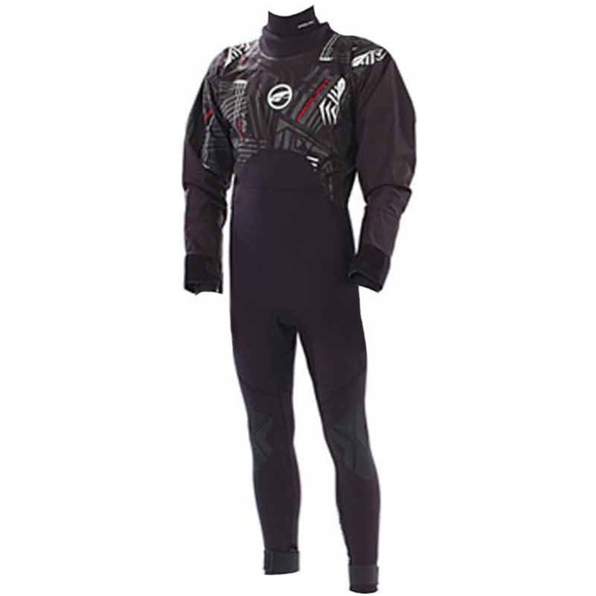 Prolimit Hydrogen NEOPRENE BOTTOM Loose Top Drysuit BLACK - Drysuits ...