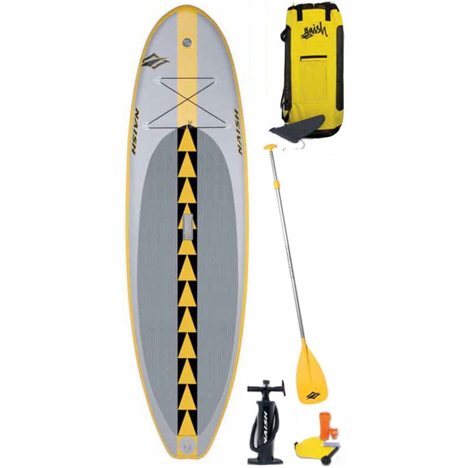 Ex DEMO Naish Nalu Air Inflatable Stand Up Paddle Board 11'0 Bag Pump ...