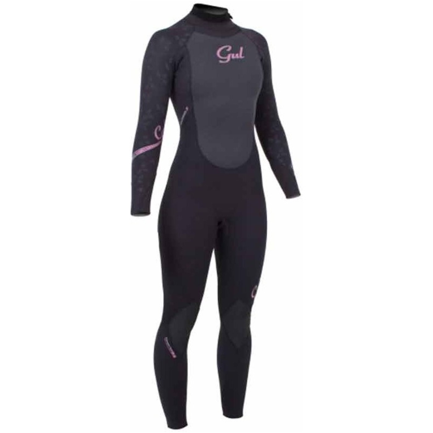 Gul Profile 3/2mm Blindstitched Ladies Steamer Black/Violet Detail ...