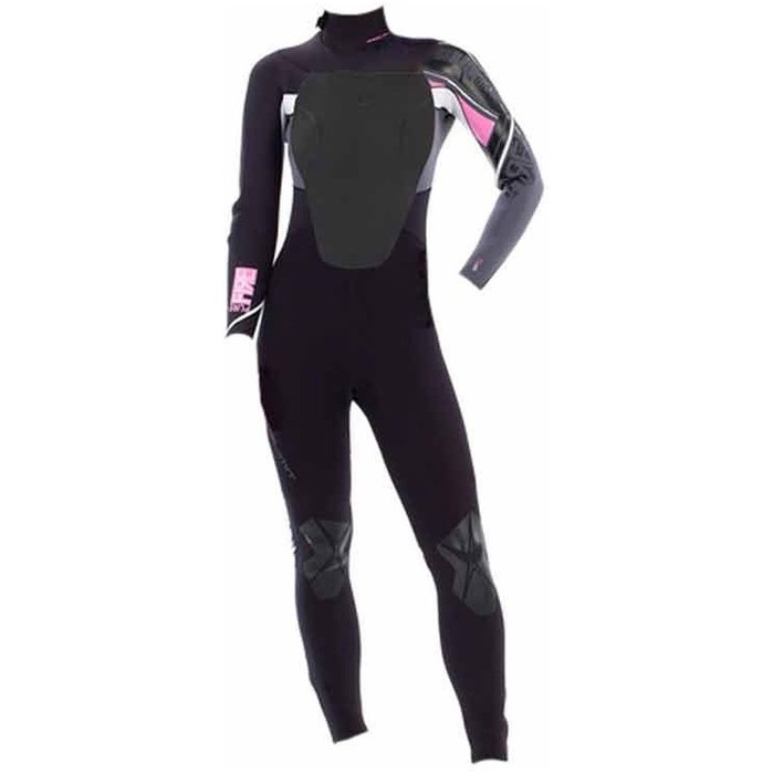 Prolimit Pure Girl Fire LADIES 5/3 Steamer Black/Pink - Wetsuits - 5mm ...