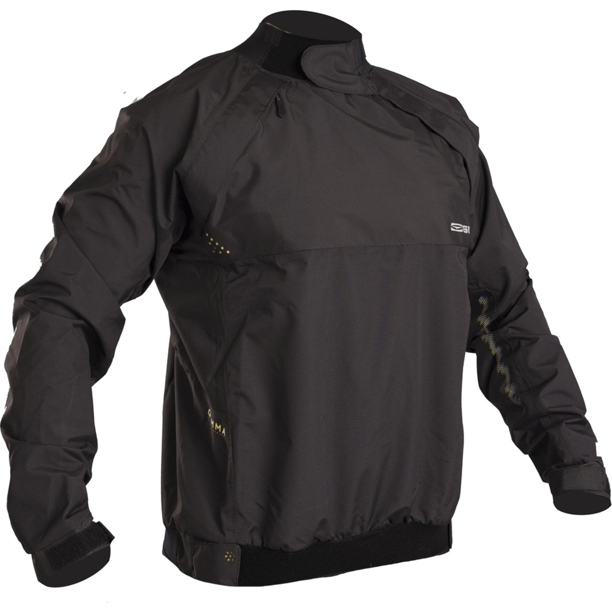 2020 Gul Mens Gamma Taped Spray Top Black ST0021-B5 - Sailing - Sailing ...