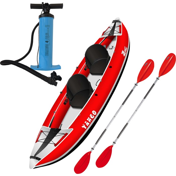 2025 Z-Pro Tango 200 1-2 Man Inflatable Kayak Paddle & Pump Package ...