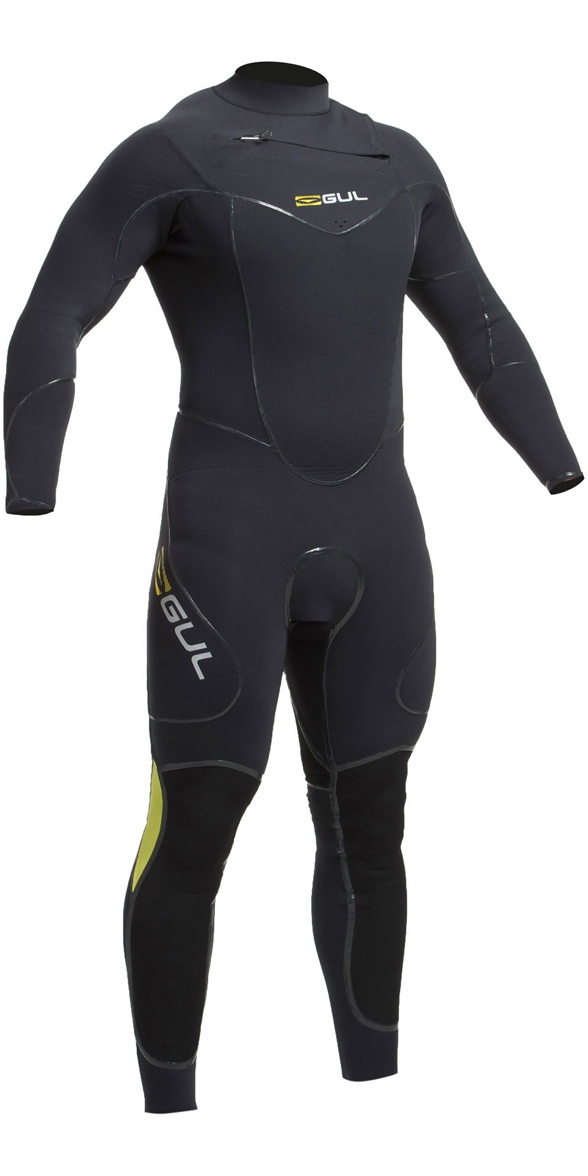 2019 Gul Code Zero 4/3mm Chest Zip - Relief System Sailing Wetsuit BLACK CZ1203-B2 | Wetsuit Outlet
