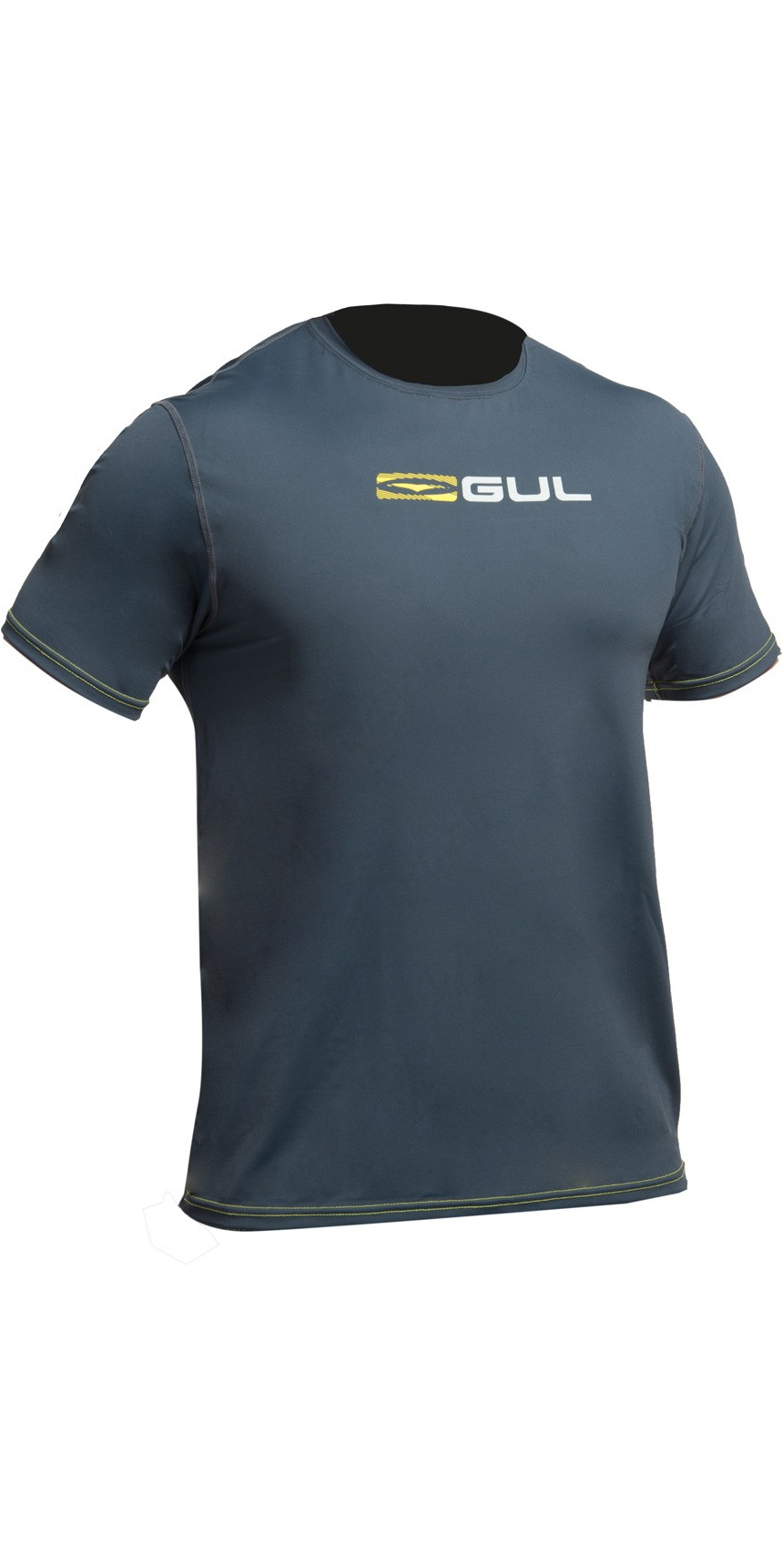 2025 Gul Tee Fit Short Sleeve Rash Vest ASH RG0366-B2 - Wetsuits - Rash ...