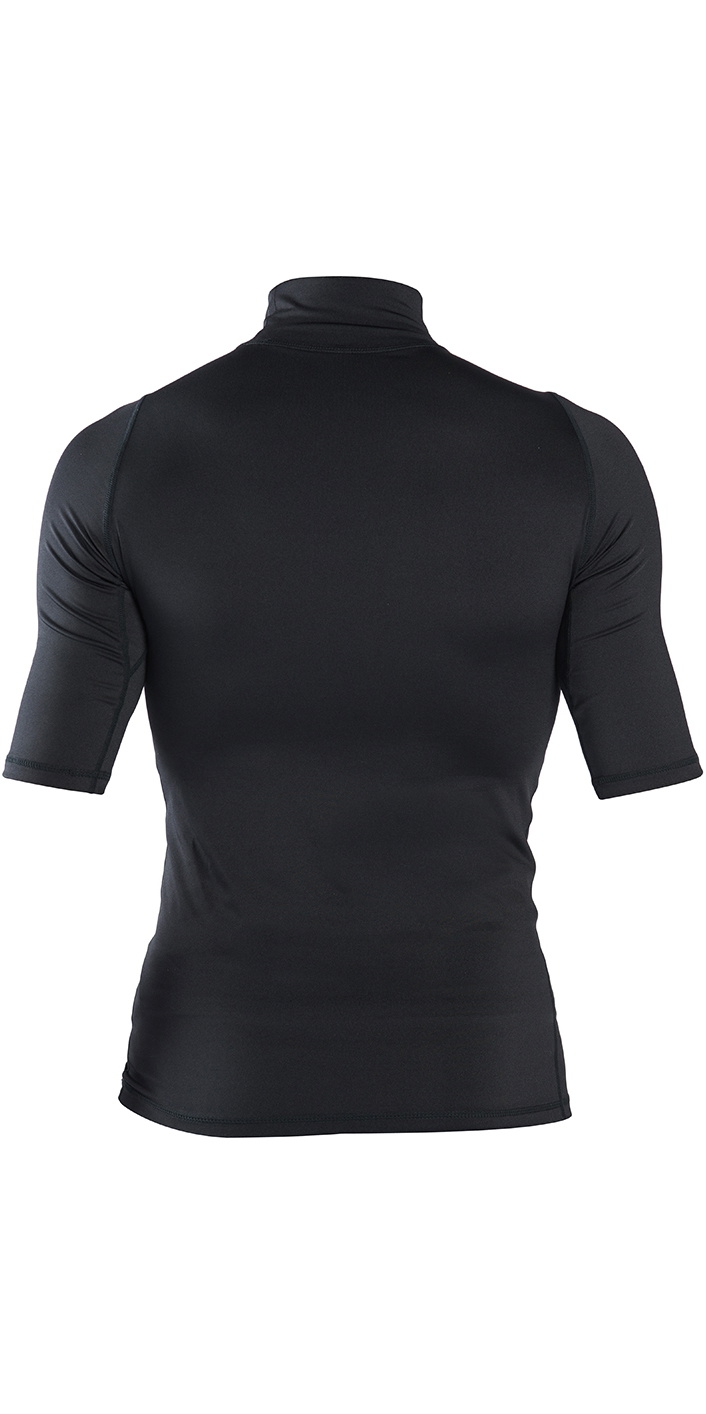 2019 Rip Curl Corpo Short Sleeve High Neck Rash Vest Black WLE8OM ...