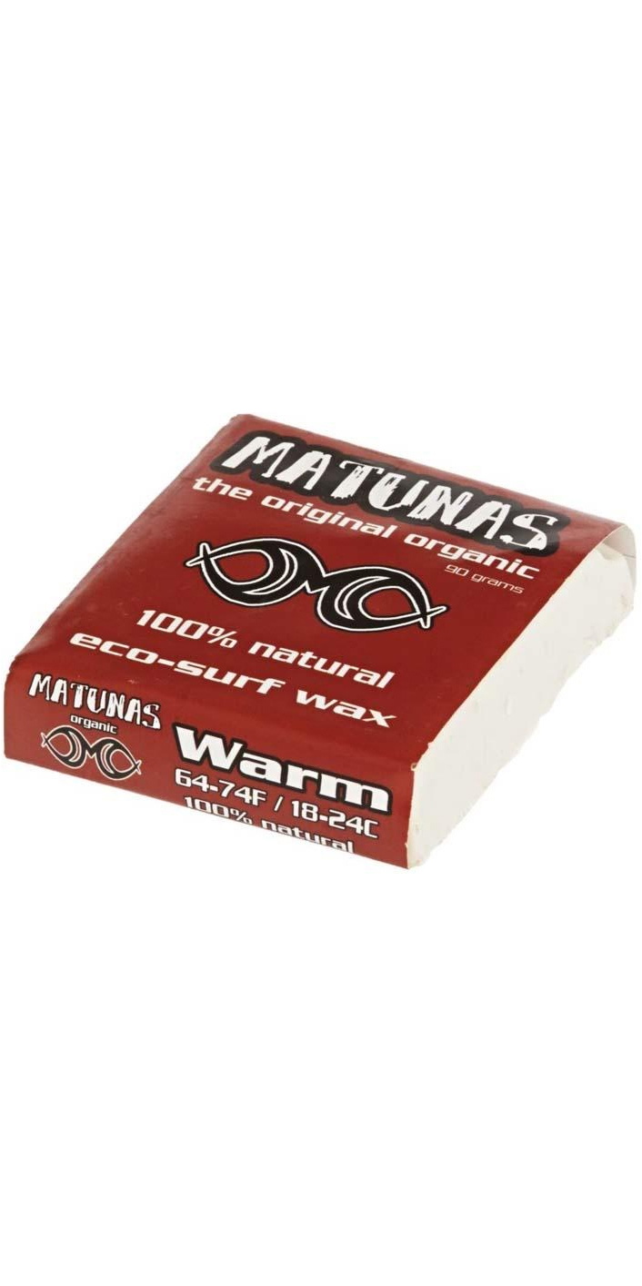 2026 Matunas Eco-Wax Warm Water Wax MT4 - White / Red - Boardsports ...