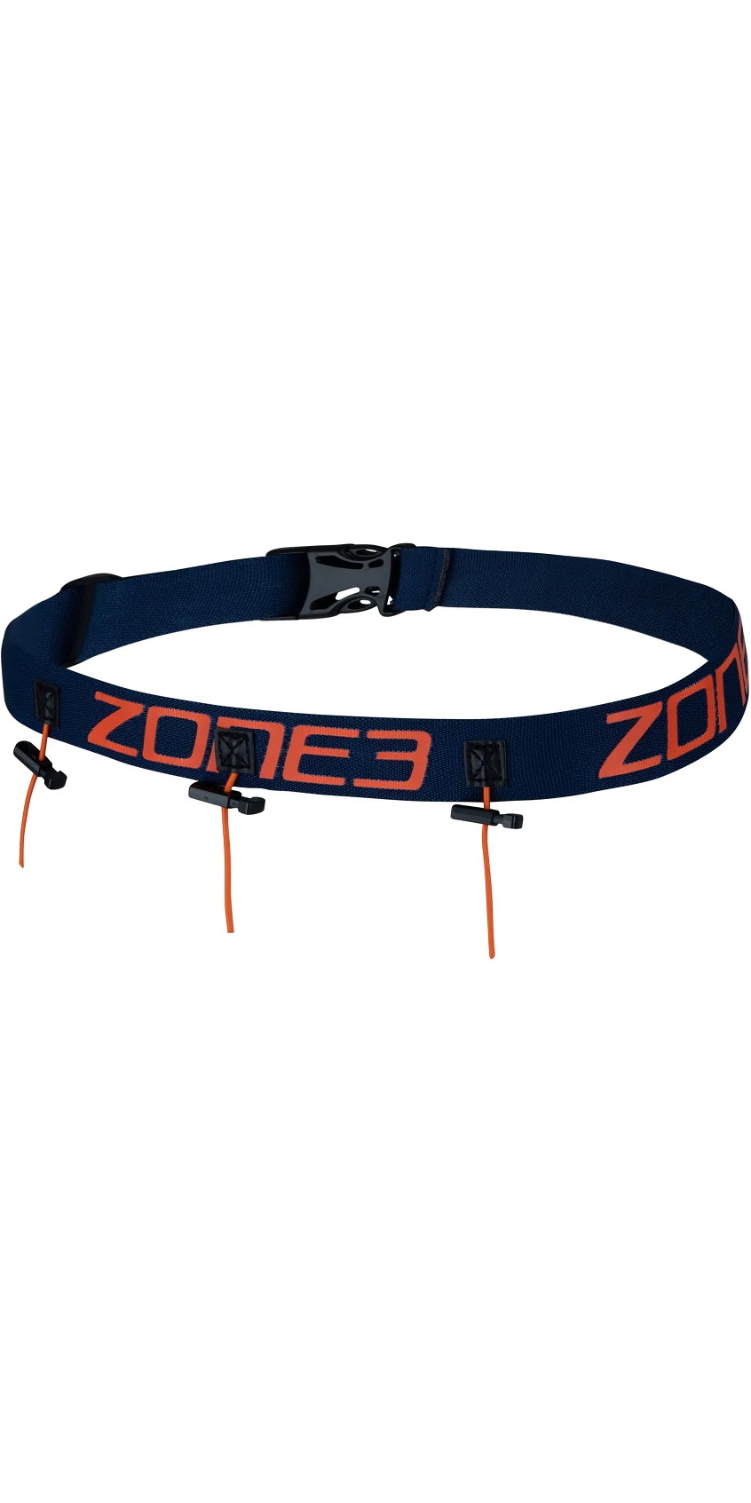 2024 Zone3 Ultimate Race Number Belt With Gel Loops RA18RBGL113 - Navy ...