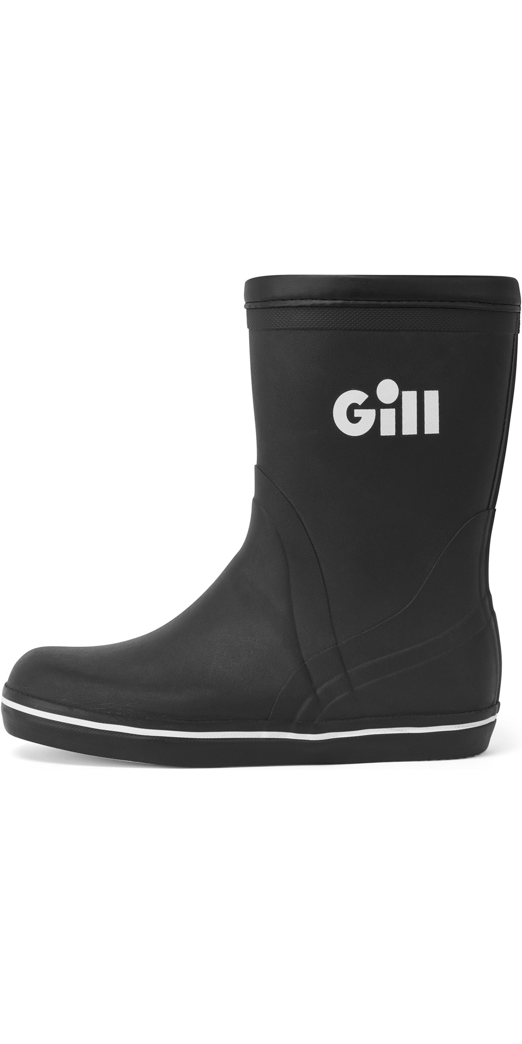 2025 Gill Junior Short Cruising Boot 917J-BLK01 - Black - Sailing ...