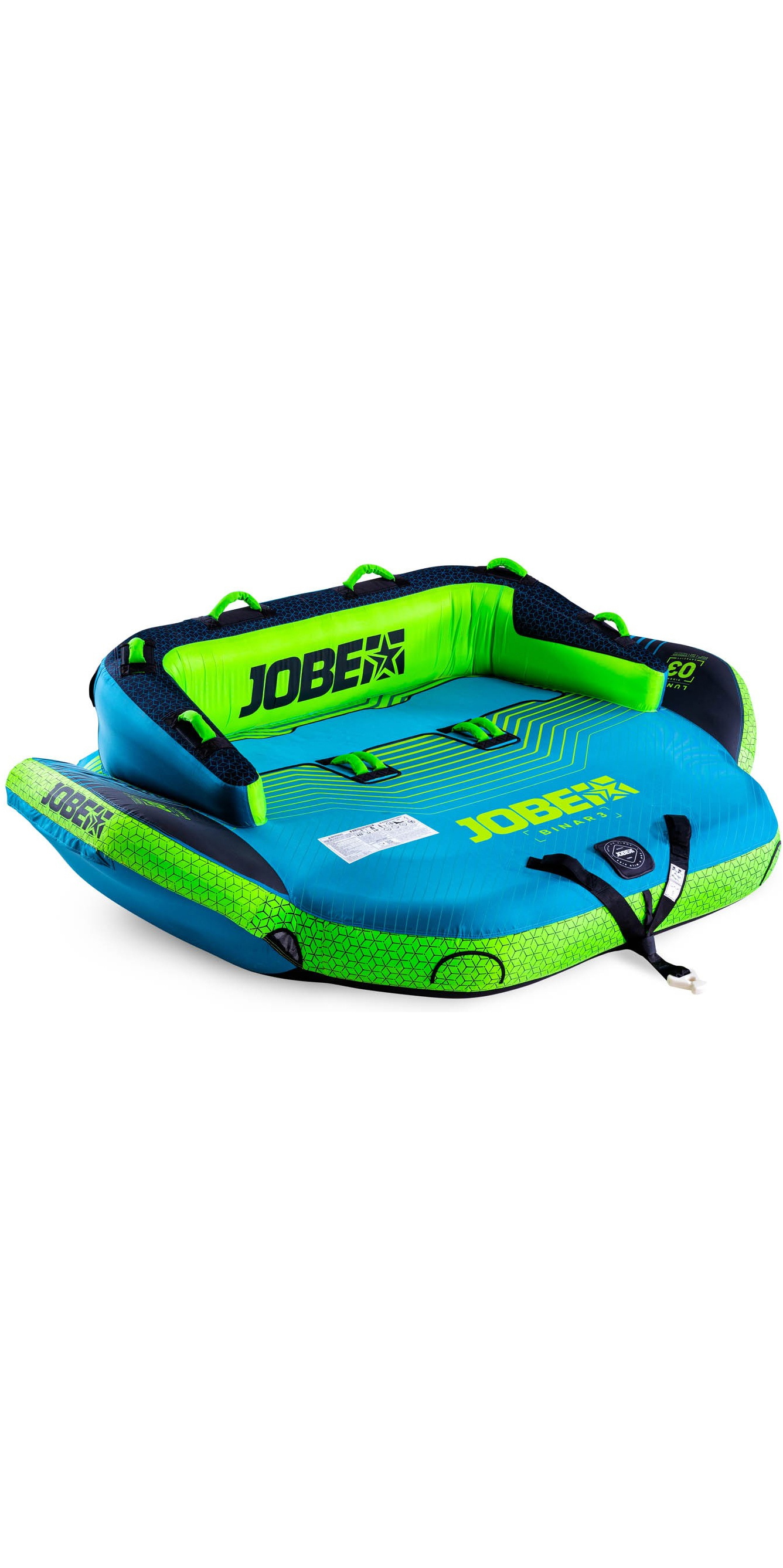 2025 Jobe Binar 3 Person Towable 230323001 - Blue / Green - Accessories ...