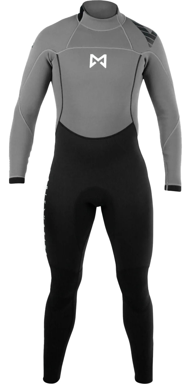 Magic Marine Junior Brand 3/2mm Back Zip Wetsuit MM011014 - Grey ...
