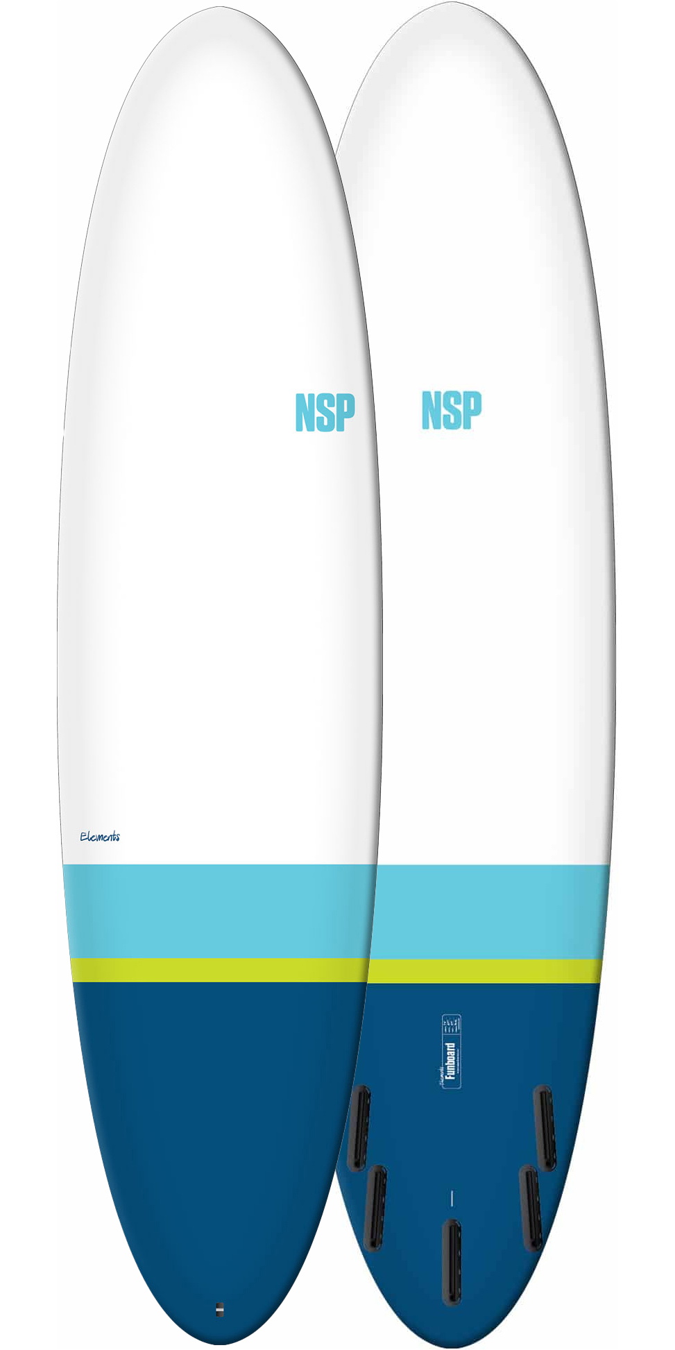 2025 NSP Elements HDT Fun Surfboard NEFN09 - Navy - Boardsports ...