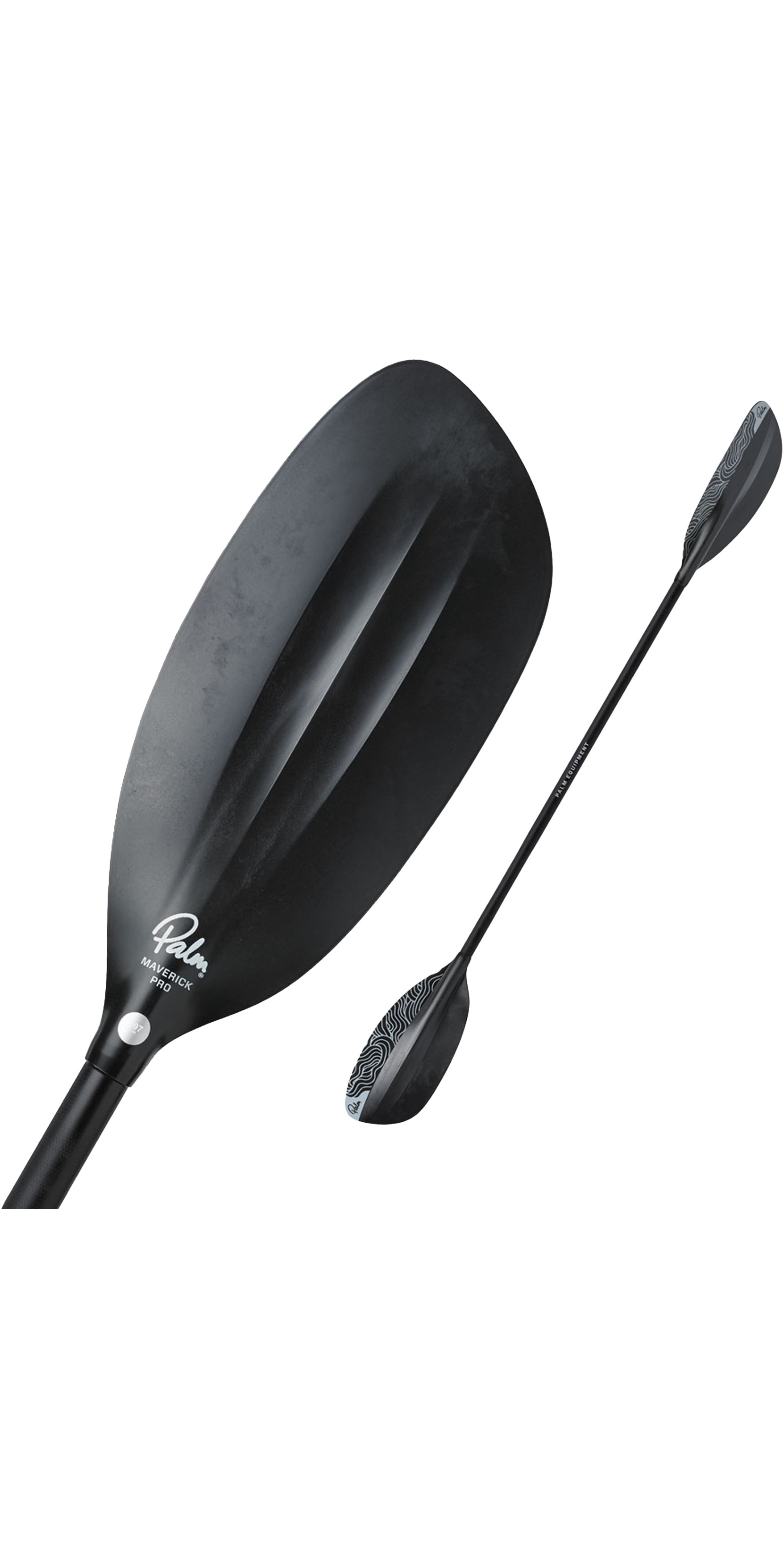 2025 Palm Maverick Pro Paddle 13490-302 - Black - Canoe & Kayak ...