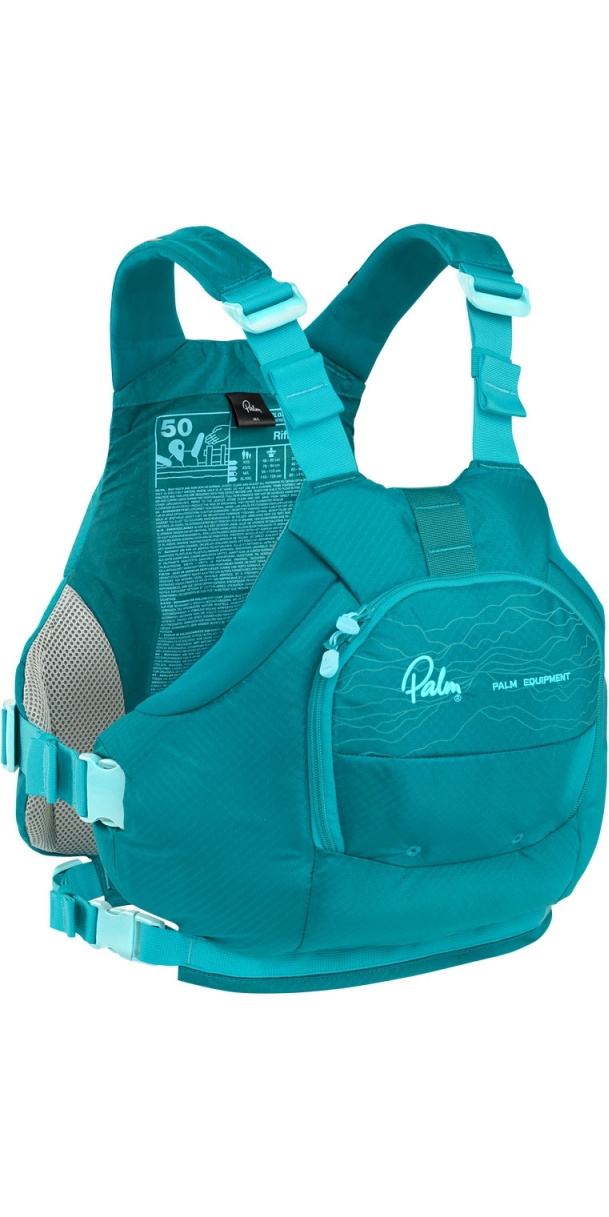 2025 Palm Riff PFD Buoyancy Aid 12752 - Teal - Canoe & Kayak - Buoyancy ...