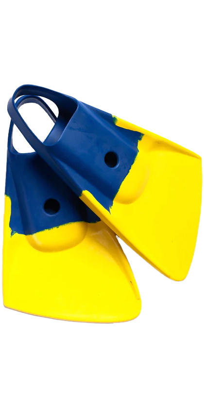 2025 Vision Bodyboard Blade Swim Fins VN-VNSF - Blue / Yellow ...