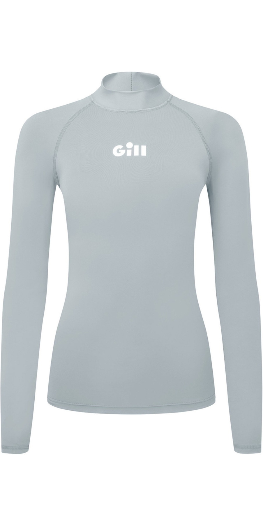 2025 Gill Womens Zenzero Long Sleeve Rash Vest 5109W - Light Grey ...
