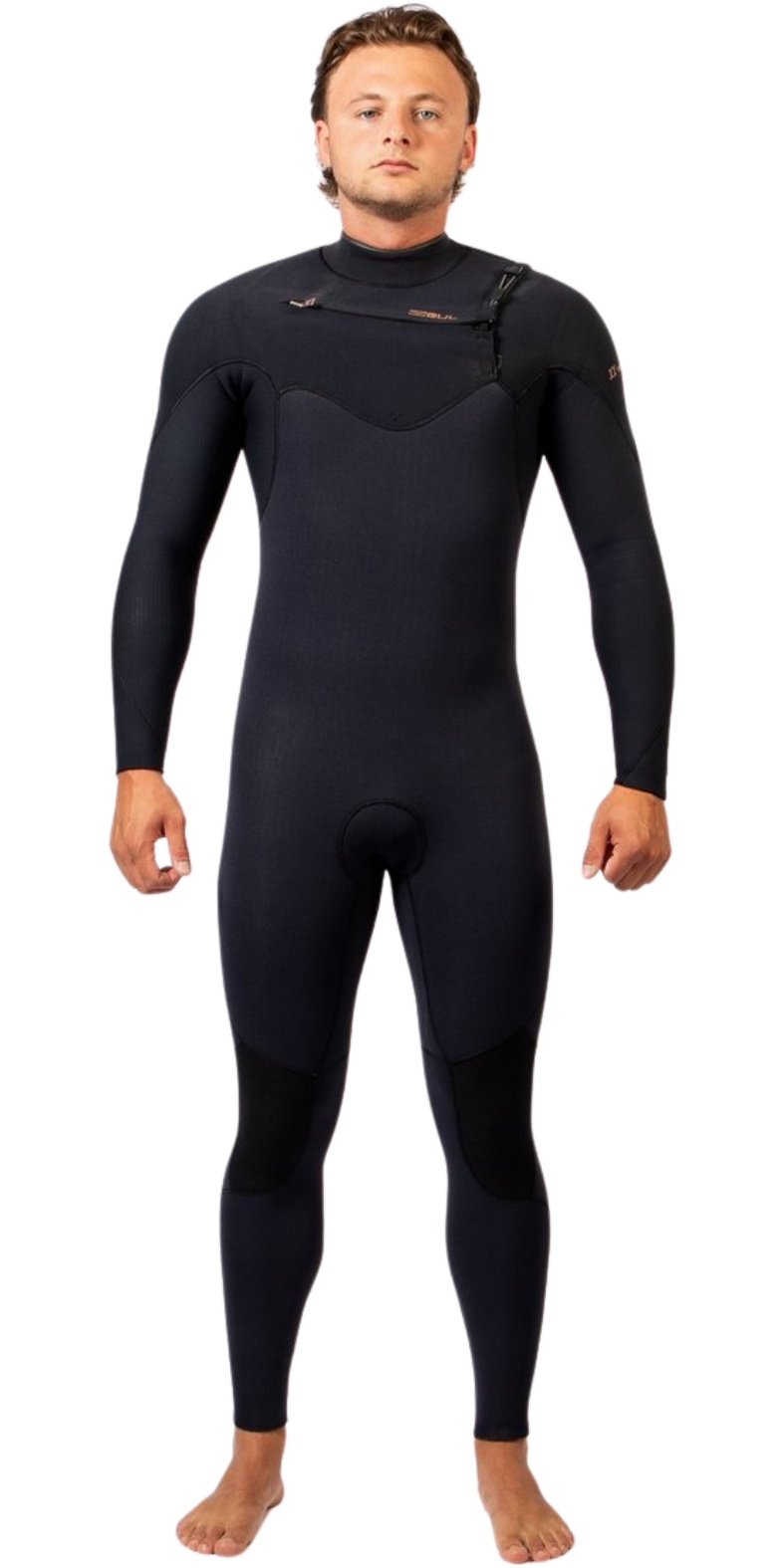 2026 Gul Mens Viper 5/4mm Yamamoto Chest Zip Wetsuit VR1224 - Black ...
