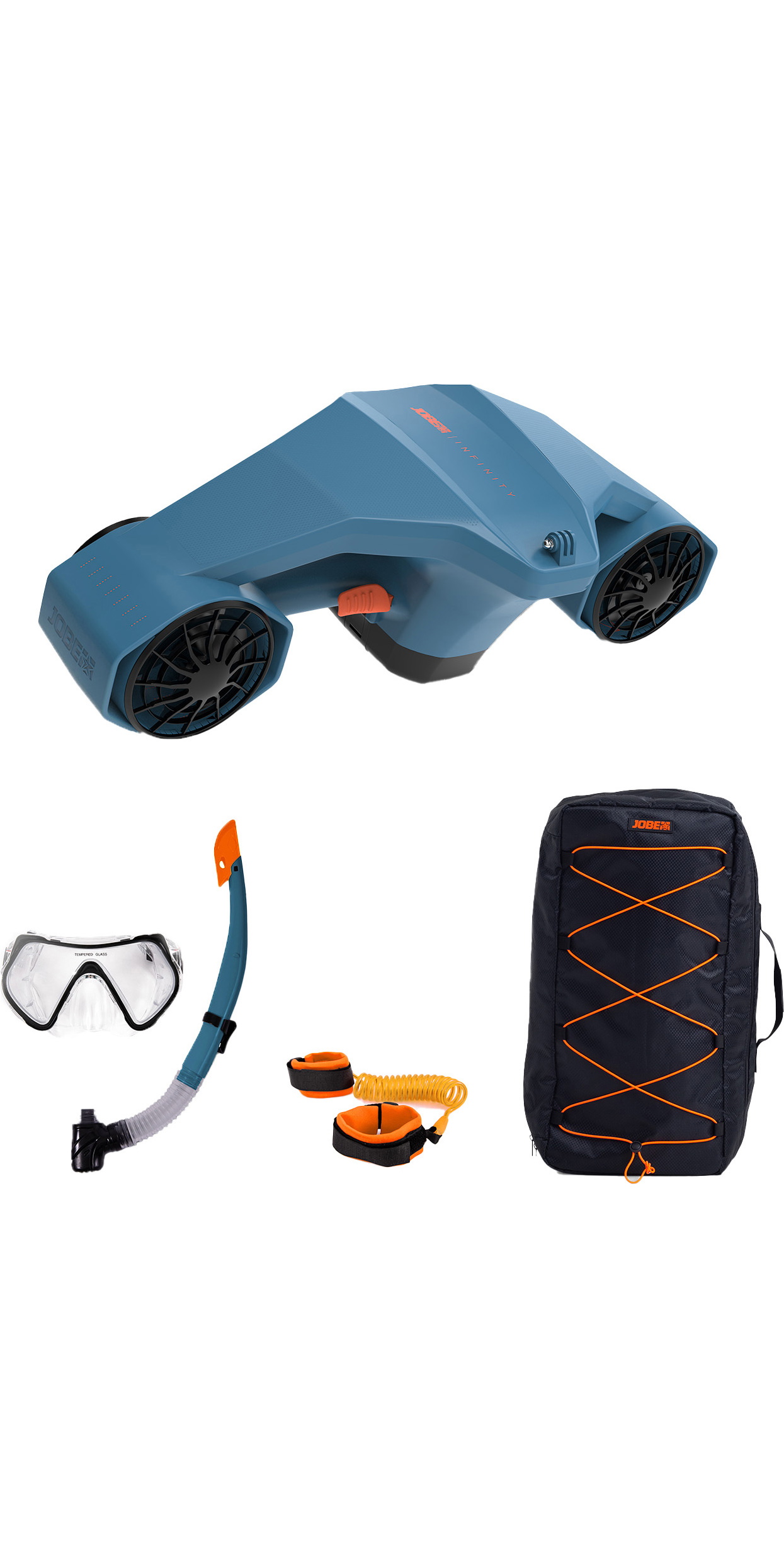 2026 Jobe Infinity Seascooter Pro Package 281024010 - Blue / Black ...