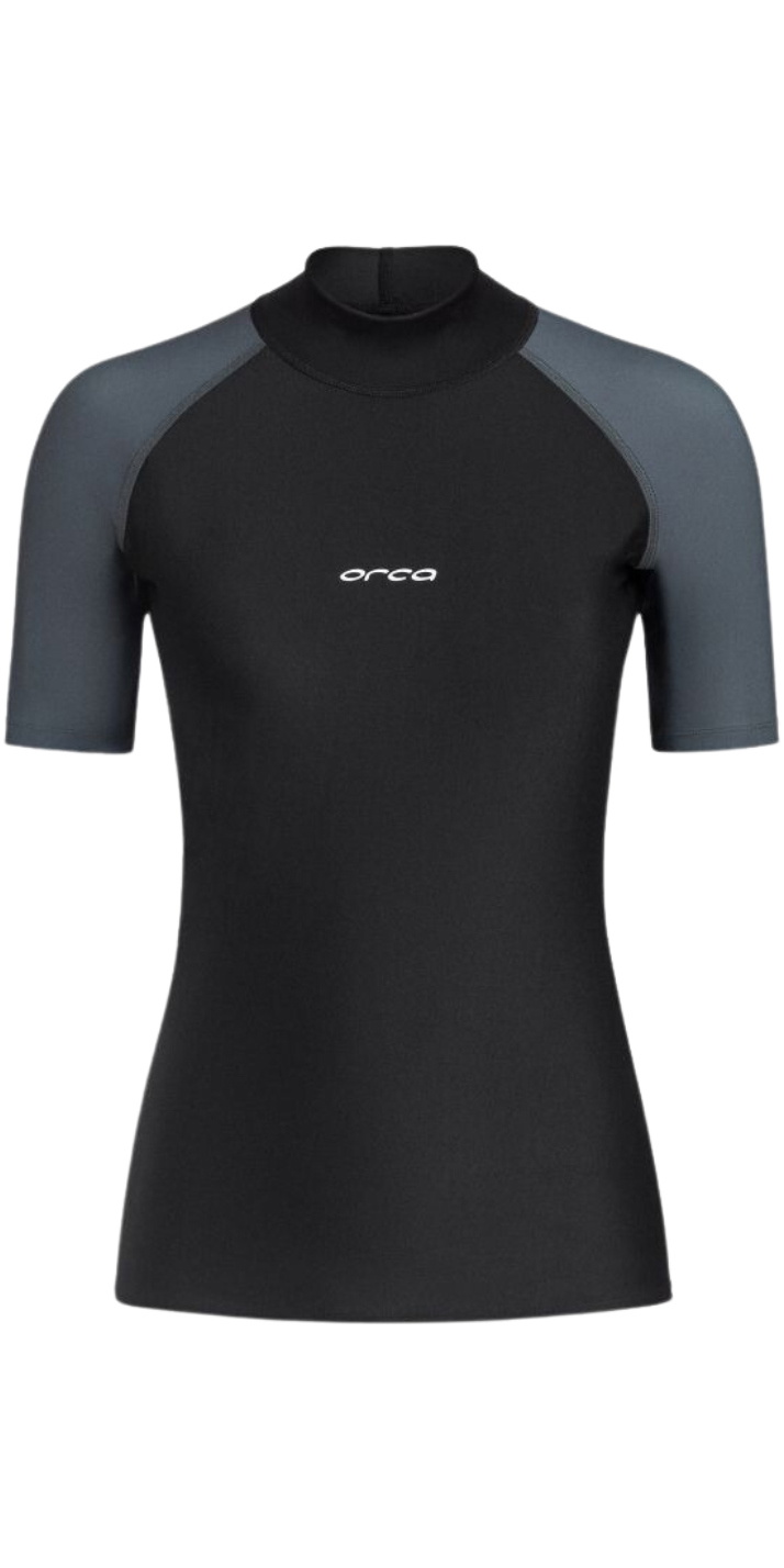 Orca Womens Bossa Short Sleeve Rash Vest MAA2 - Silver - Wetsuits ...