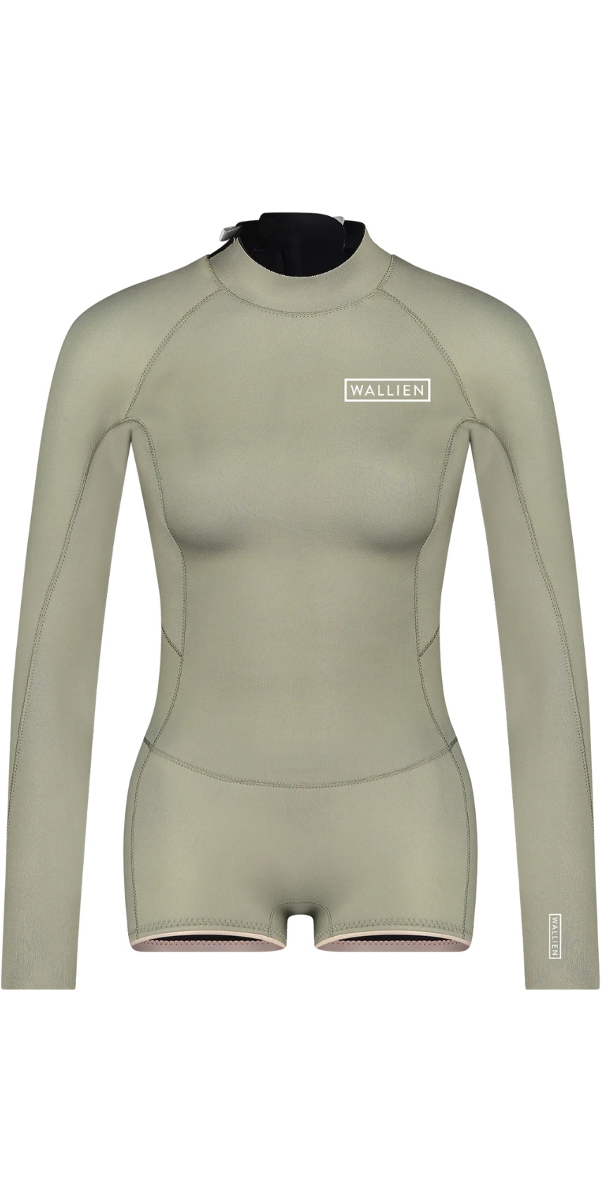 2026 Wallien Womens Nikki Van Dijk Boyleg Cut 2mm Back Zip Springsuit ...