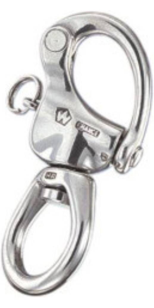 2026 Wichard HR Snap Shackle Webbing Swivel WR2374 - Silver - Sailing ...