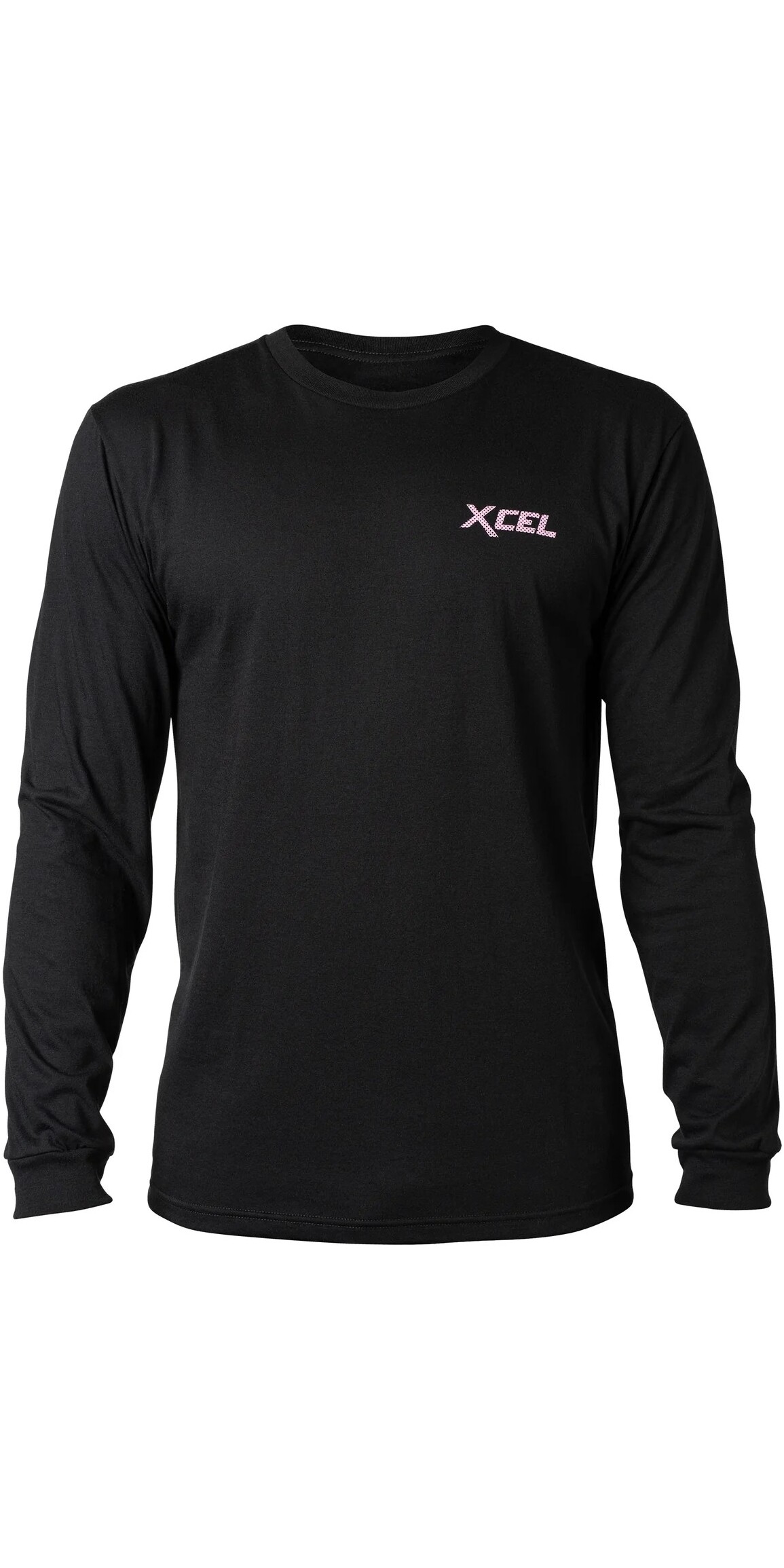 Xcel Mens Throwback Long Sleeve Tee MATS6TBK - Black - Clothing - Mens ...