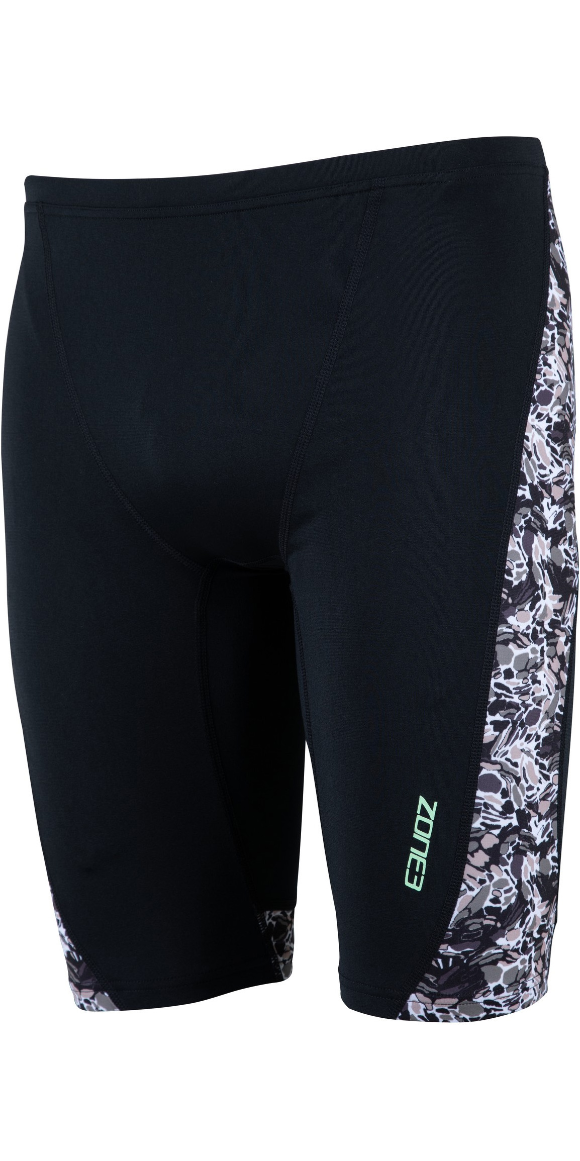 2025 Zone3 Mens Pacific Koa Swim Jammers SW23MPKJ101 - Black / Green ...