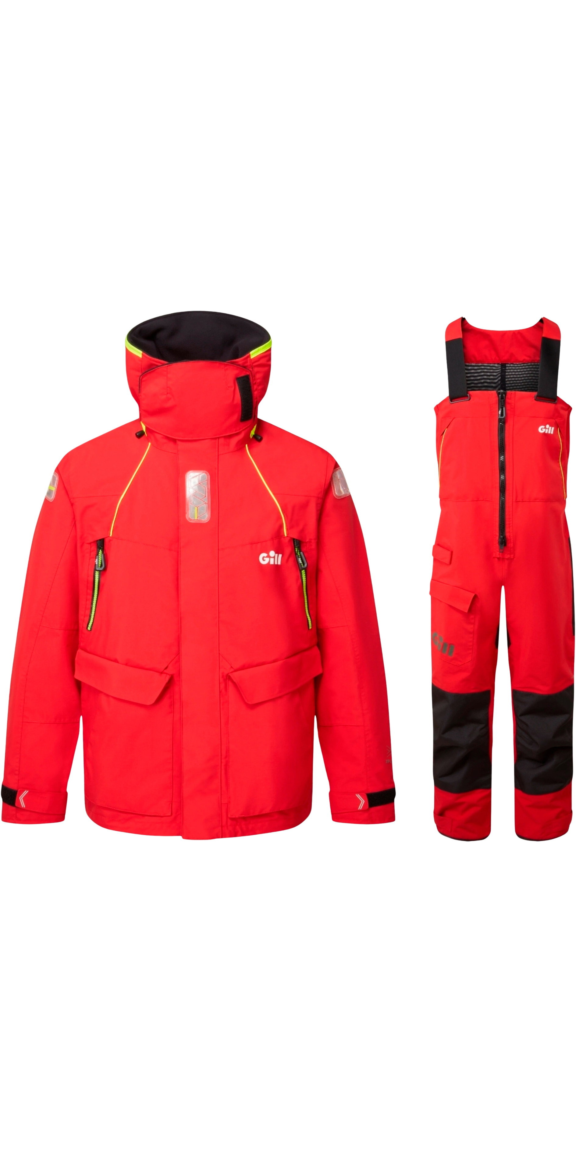 2026 Gill Mens OS2 Offshore Jacket & Trouser Sailing Suit GMOOJATCSR ...