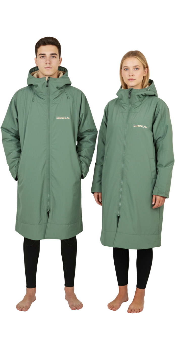 2026 Gul Revorobe Long Sleeve Changing Robe AC0135-C6 - Green / Taupe ...
