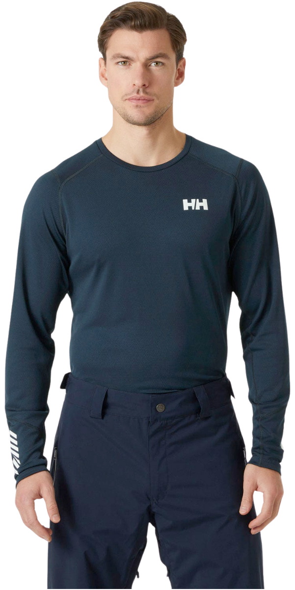 2025 Helly Hansen Mens Lifa Active Crew Base Layer 49389 - Navy ...