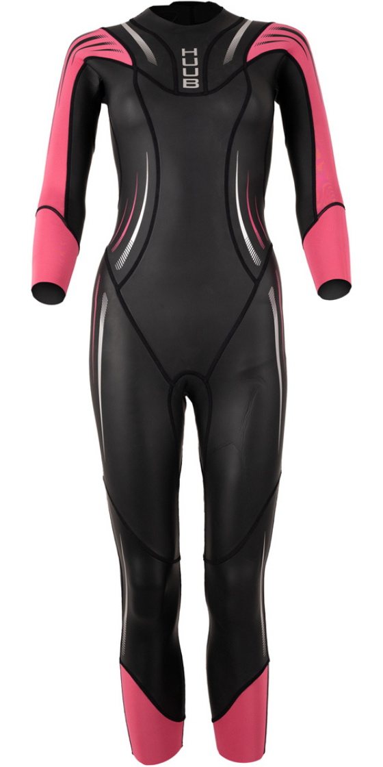 2025 Huub Womens Surface Swim Wetsuit SURFWHU - Black / Fluo Pink ...