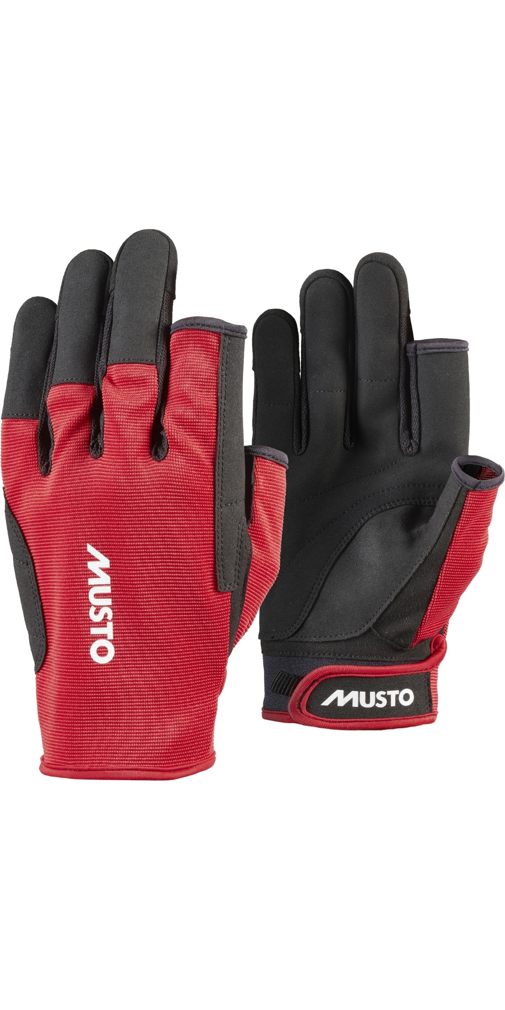 2025 Musto Essentials Sailing Long Finger Gloves 2 0 86117 - True Red ...