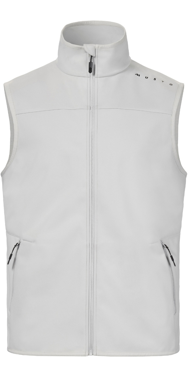 2025 Musto Evo Crew Softshell Vest 84167 - Platinum - Sailing - Sailing ...