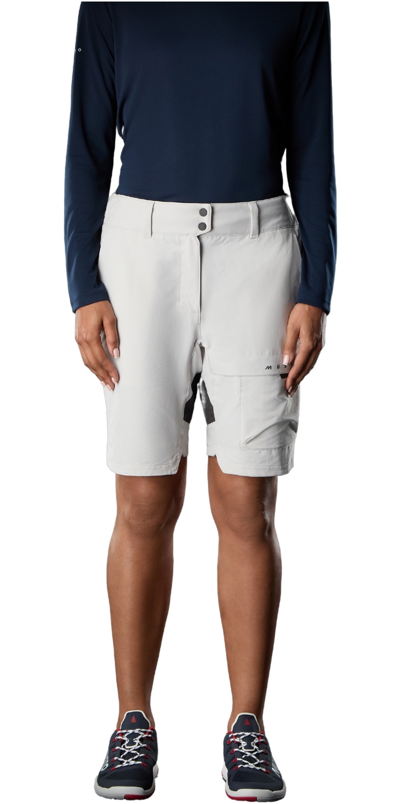2025 Musto Womens Evo Performance Stretch Short 82436 - Platinum ...