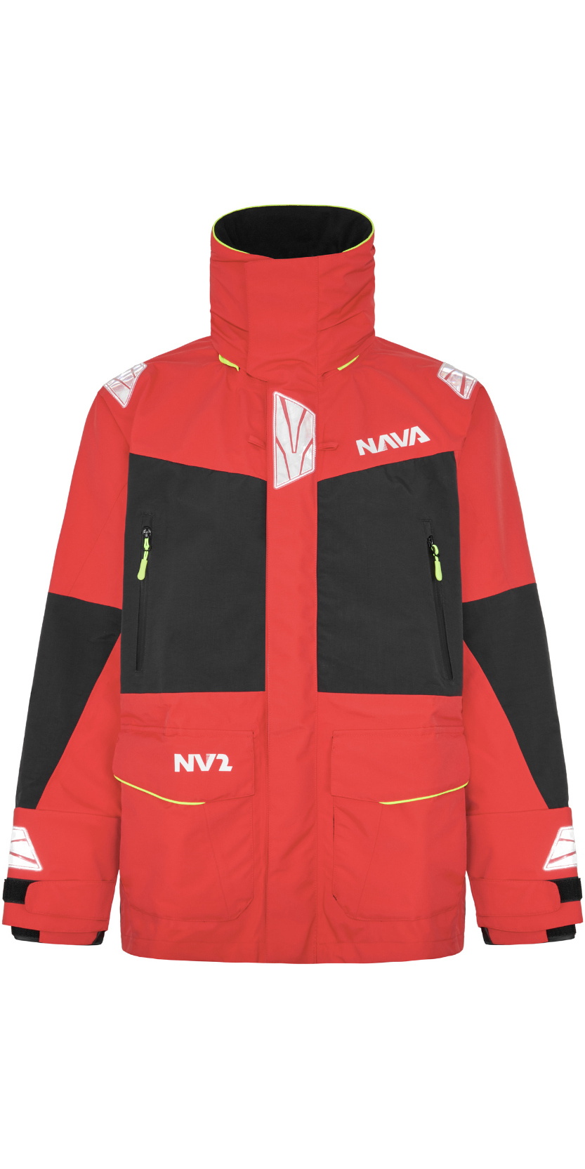 2026 Nava Performance Mens NV2 Sailing Jacket NAVANV2J01 - Red ...
