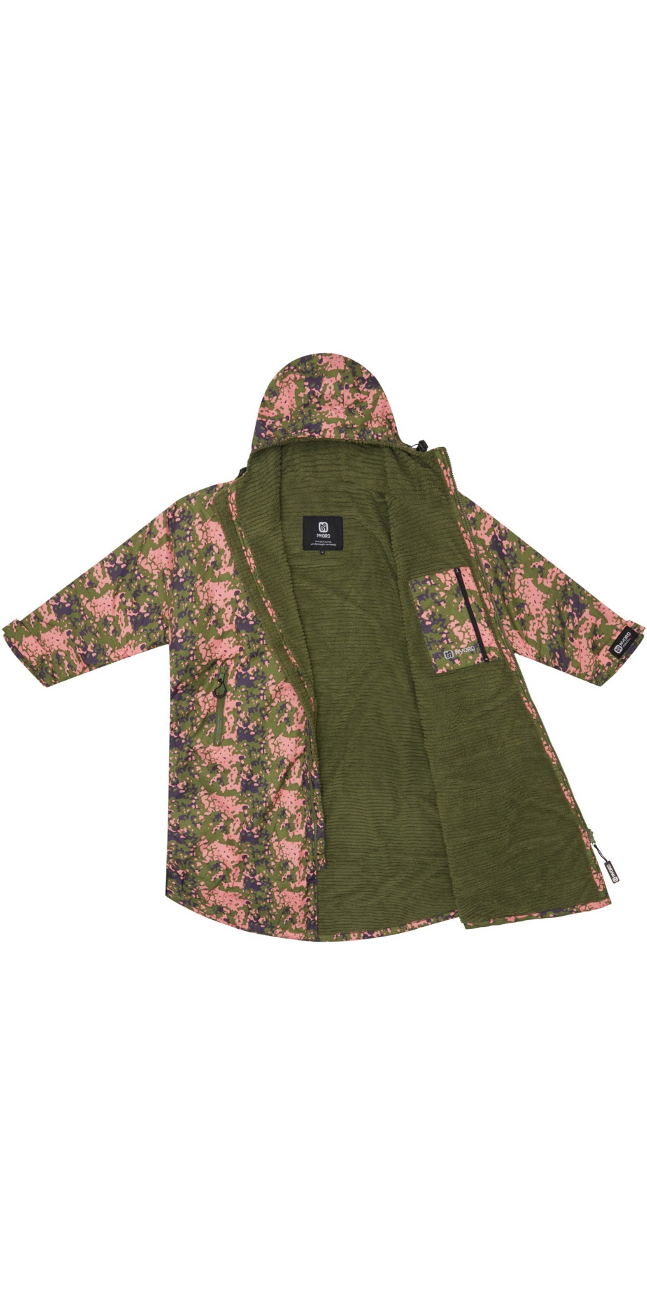 2025 Nyord Primaloft Outdoor Changing Robe ACC0005 - Khaki / Camo Print ...